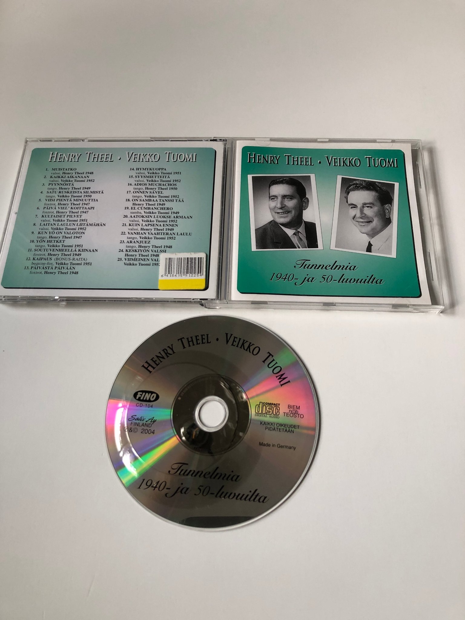 Henry Theel & Veikko Tuomi - Tunnelmia 1940-ja .. | Köp på Tradera ...