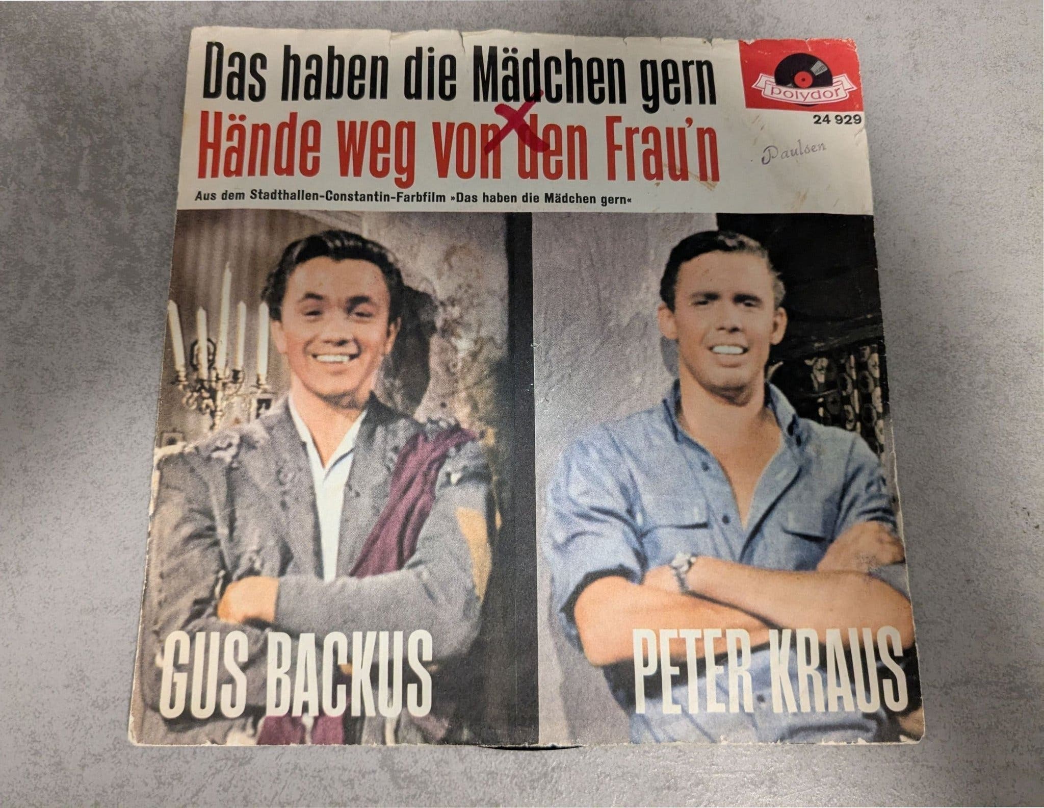 Gus Backus/ Peter Kraus - Das Haben Die Mädchen.. | Köp på Tradera ...
