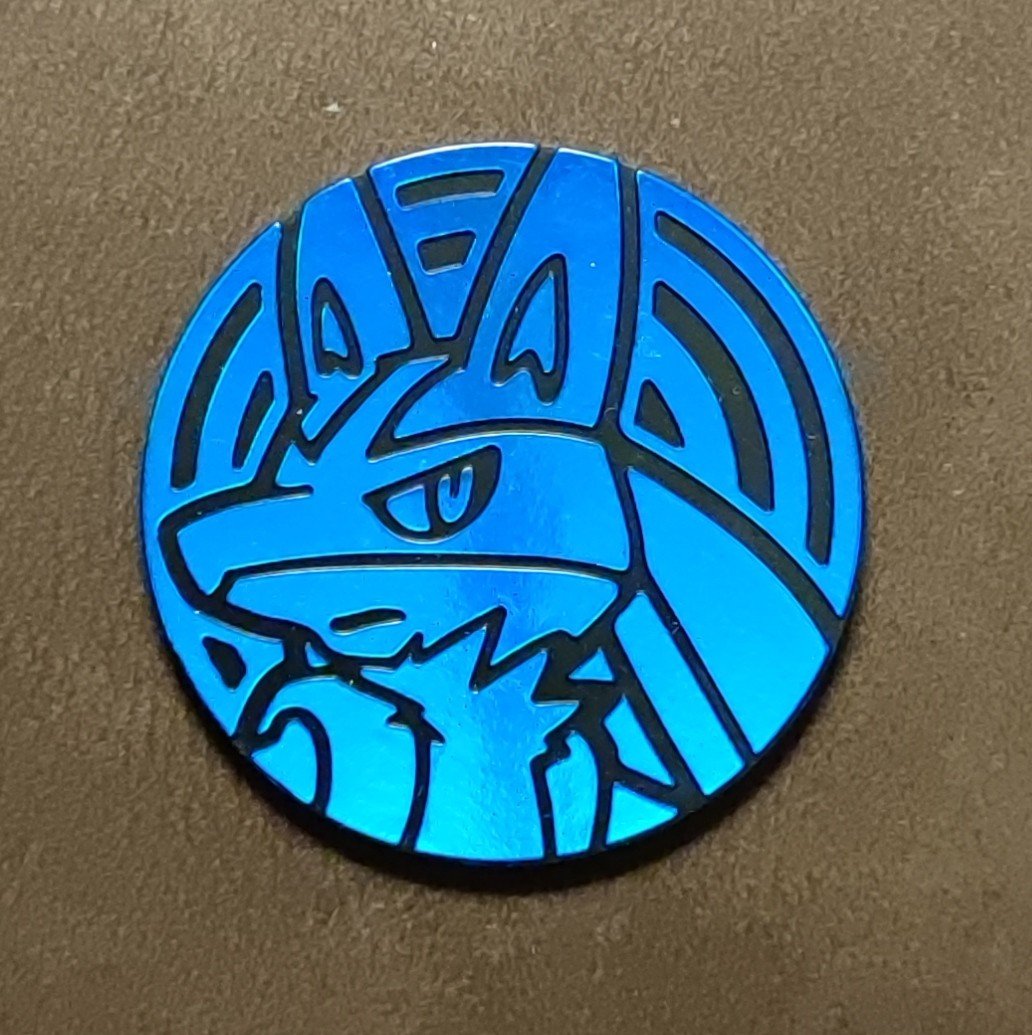 Lucario Coin Mynt Theme Deck Pokémon kort | Köp på Tradera (631227497)