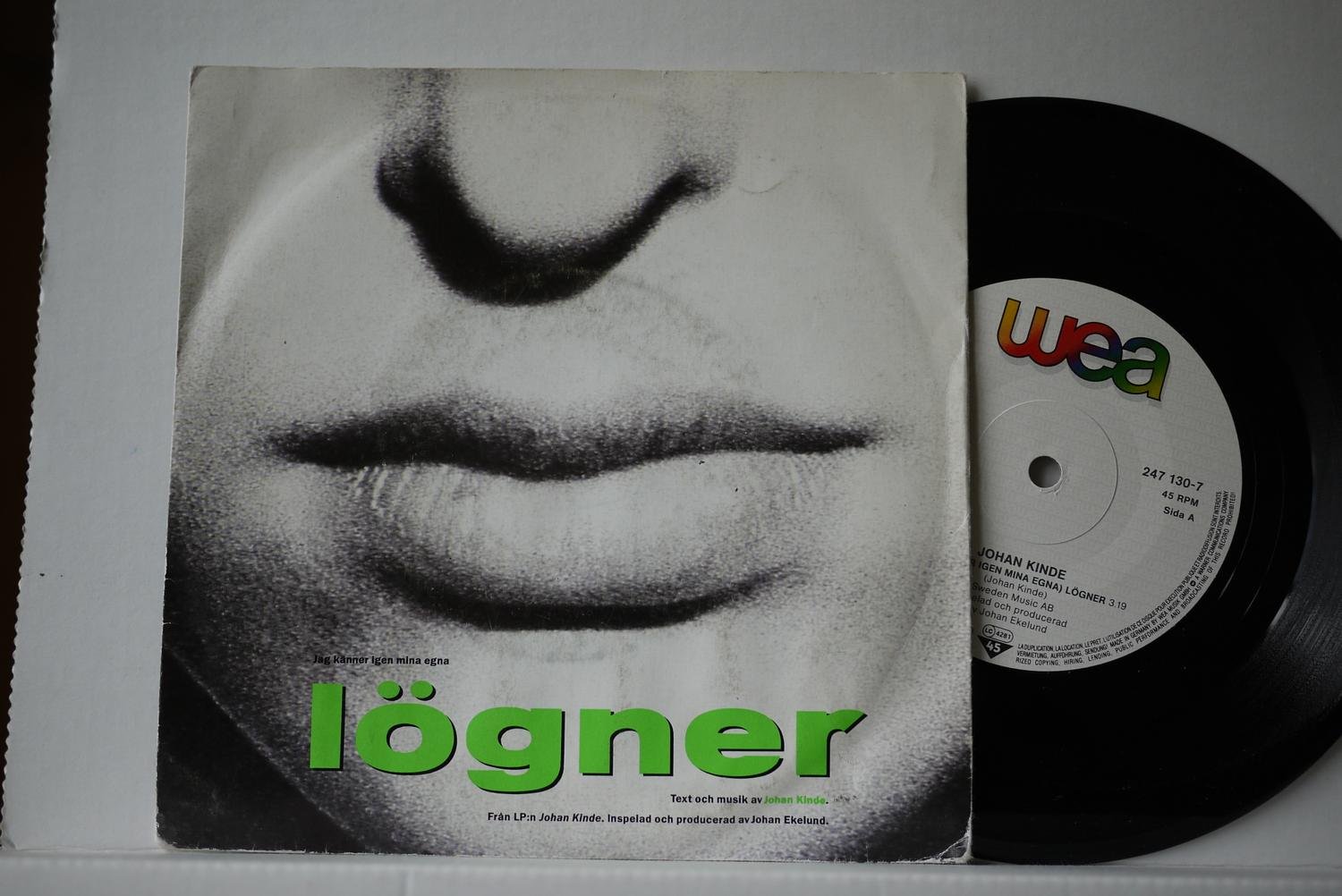 Johan Kinde - Lögner 7" 1989 | Köp på Tradera (597815995)