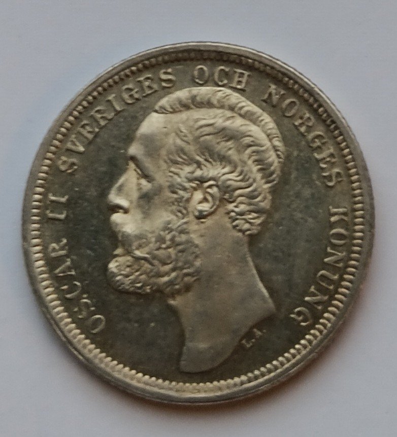 Se produkter som liknar Oskar II. 1 Krona 1880. Ett m.. på Tradera ...
