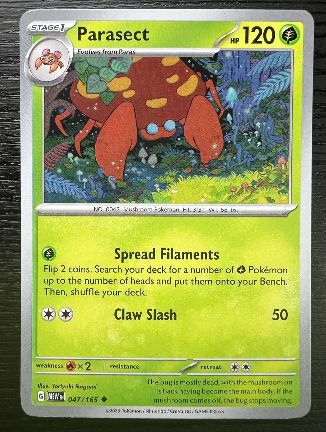 Parasect 047/165 Pokémonkort - Scarlet & Violet.. | Köp på Tradera ...