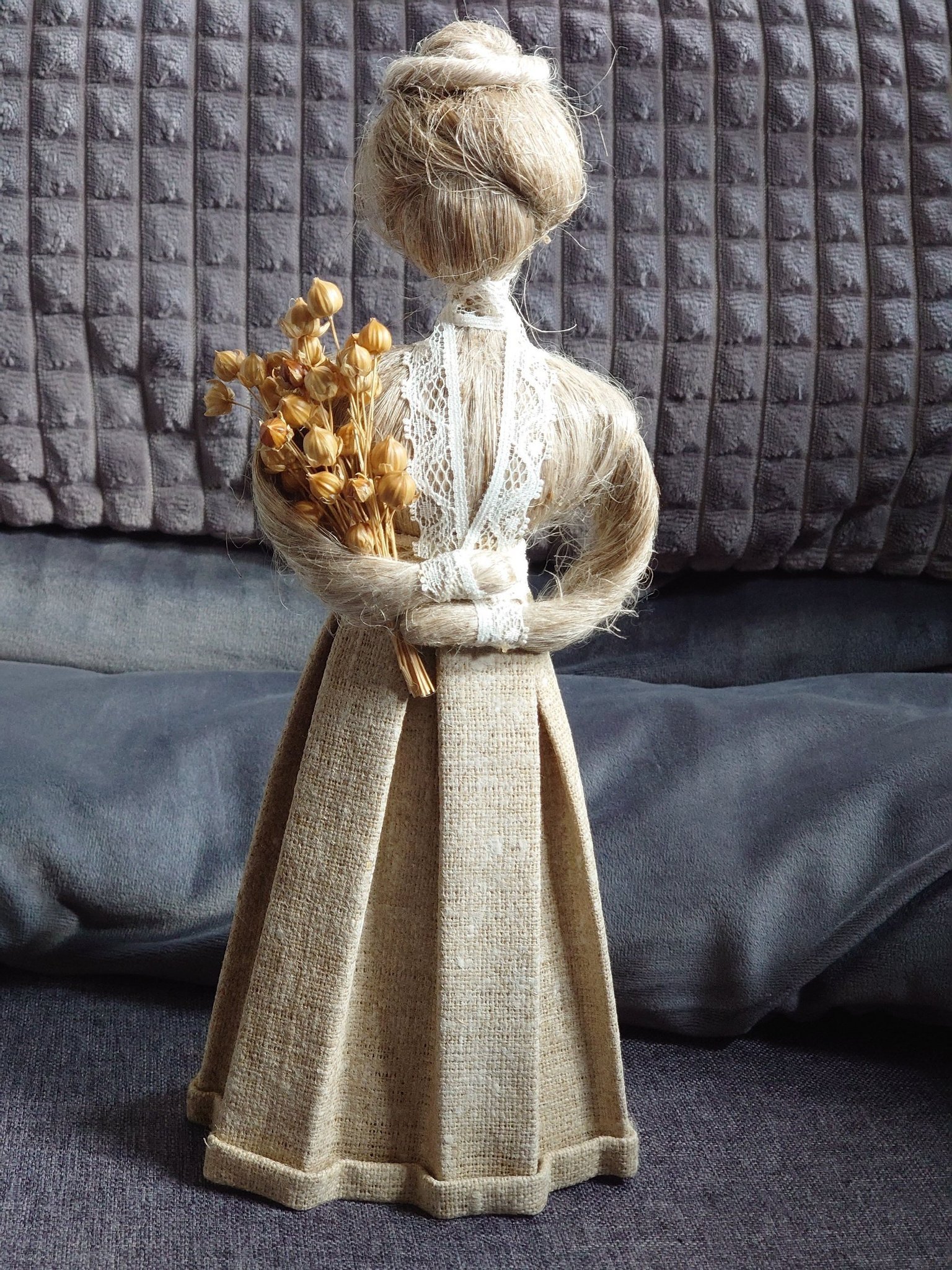 Rea Lina docka från Ullas Linhantverk | Köp på Tradera (691702972)