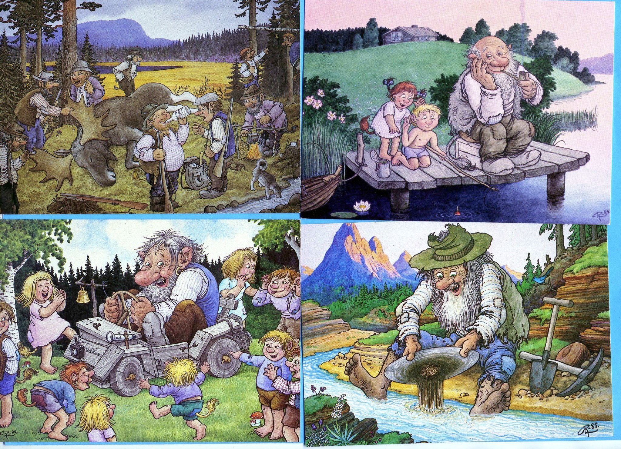 HARRY LANGE OCH ROLF LIDBERG 8 ST KORT ENL. BIL.. | Köp på Tradera ...