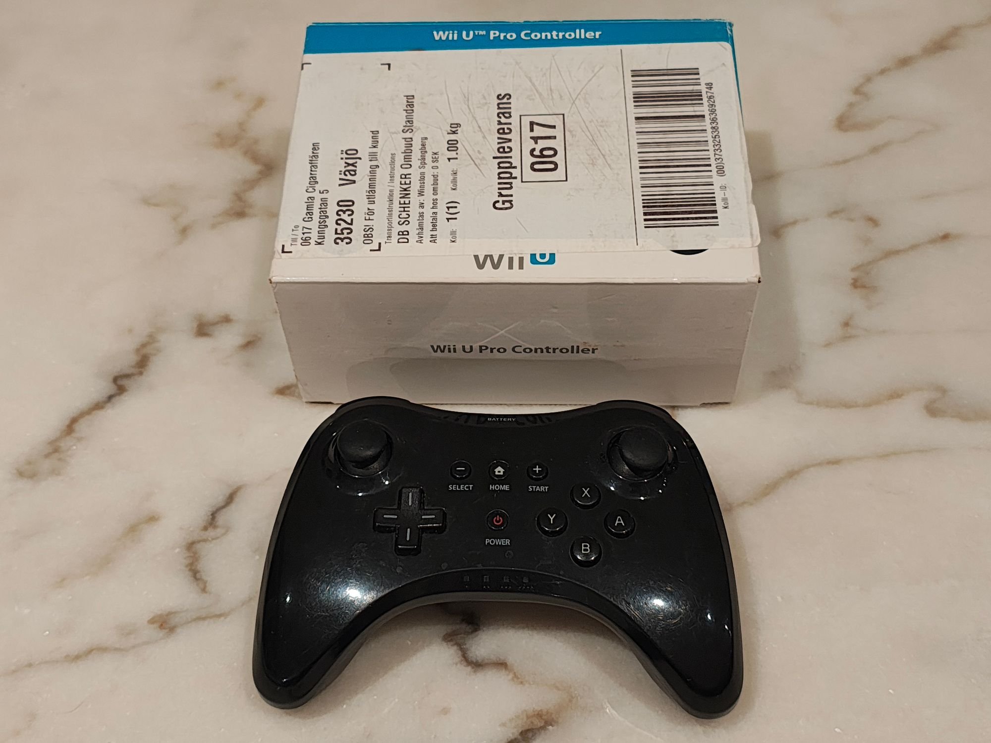 Svart Wii U Pro Controller .. | Köp från Arcade.Mixtape på Tradera ...