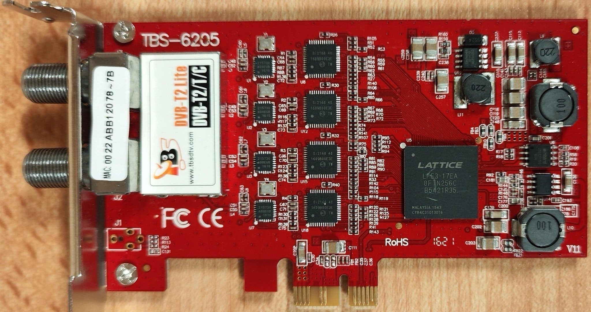 TBS6205 DVB-T2/T/C Quad TV Tuner PCIe Card (Hig.. | Köp på Tradera ...