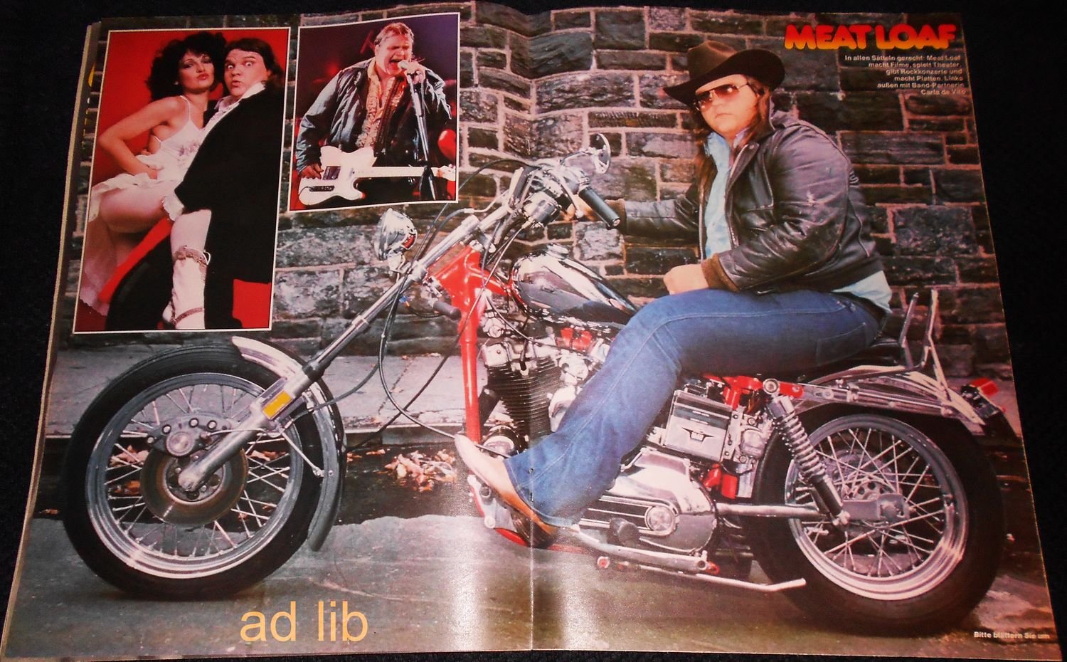 MEAT LOAF, MINI POSTER 1979 | Köp på Tradera (659191274)