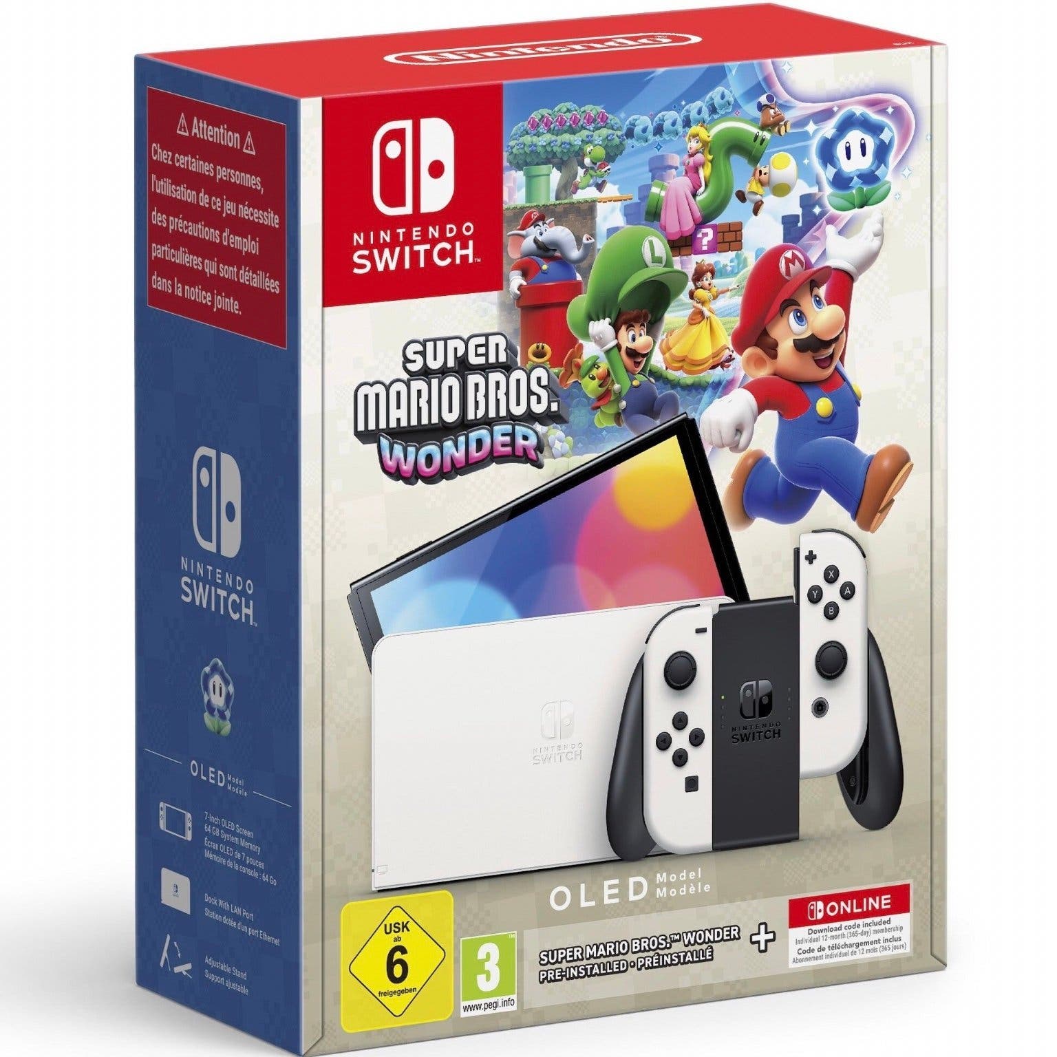 Nintendo Switch OLED + Mario Wonder *NYTT & OÖP.. | Köp på Tradera ...
