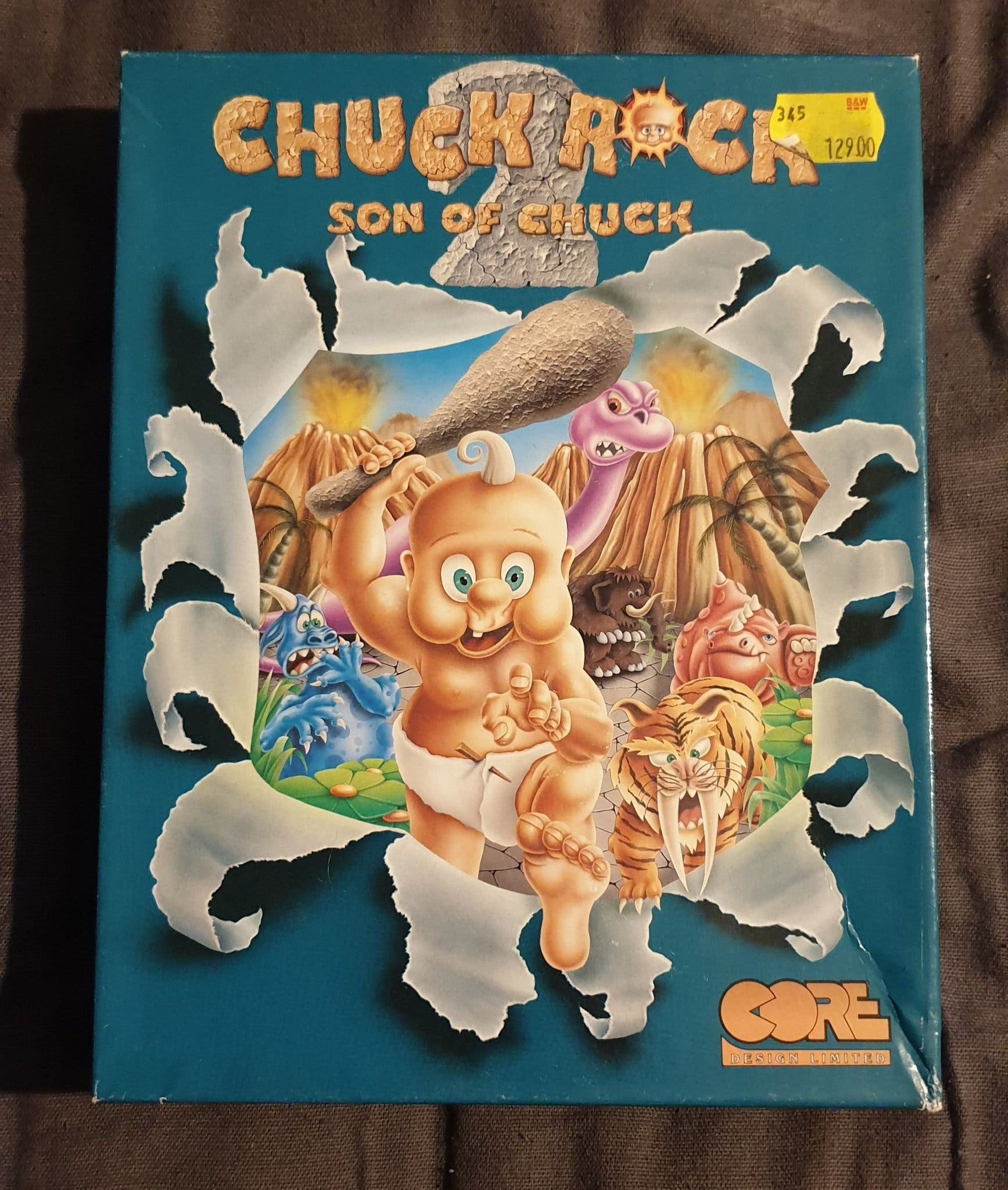 Se produkter som liknar Chuck Rock 2 Son of Chuck Amiga på Tradera ...