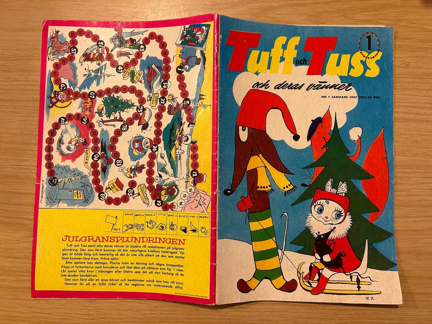 Tuff och Tuss 1957 nr 1, Fine | Köp från Vinylcomics på Tradera (630619482)