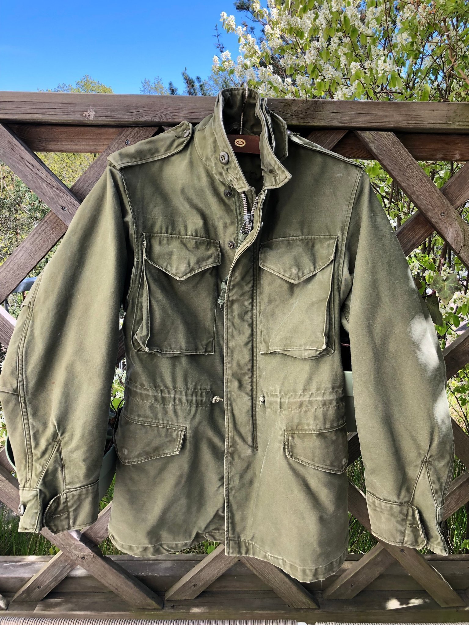 Vintage M 51 jacka US army sateen | Köp på Tradera (734251045)