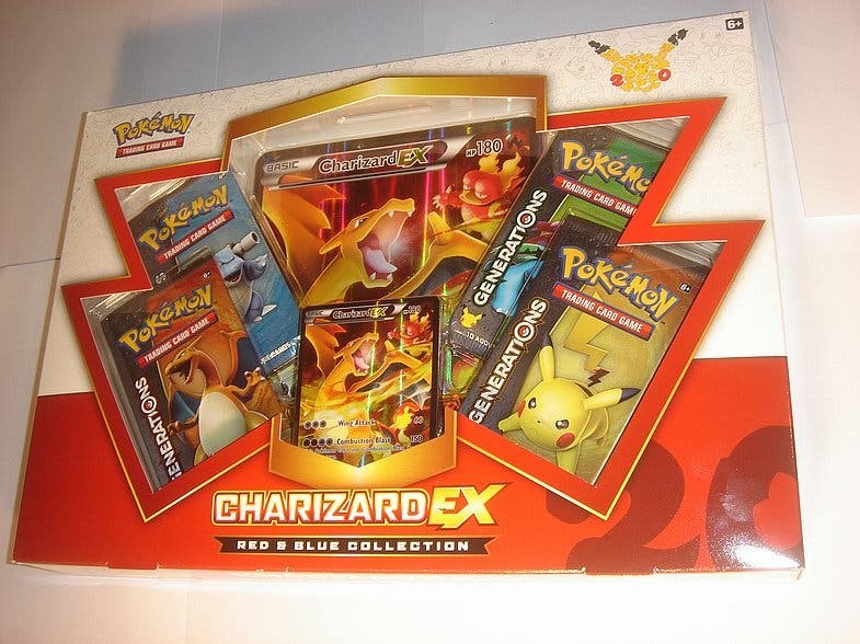 CHARIZARD EX RED & BLUE BOX 4 GENE.. | Köp från caprod2 på Tradera ...