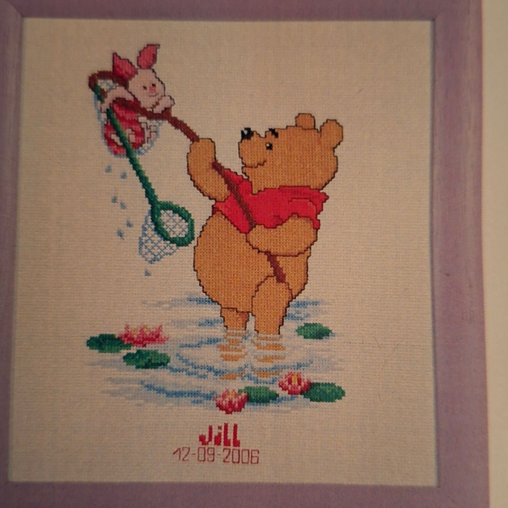 Komplett broderi Nalle Puh och Nasse | Köp på Tradera (696566322)