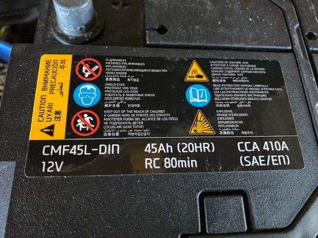 Bilbatteriet CMF DIN 45L, CCA 410A RC 80min | Köp på Tradera (595561816)