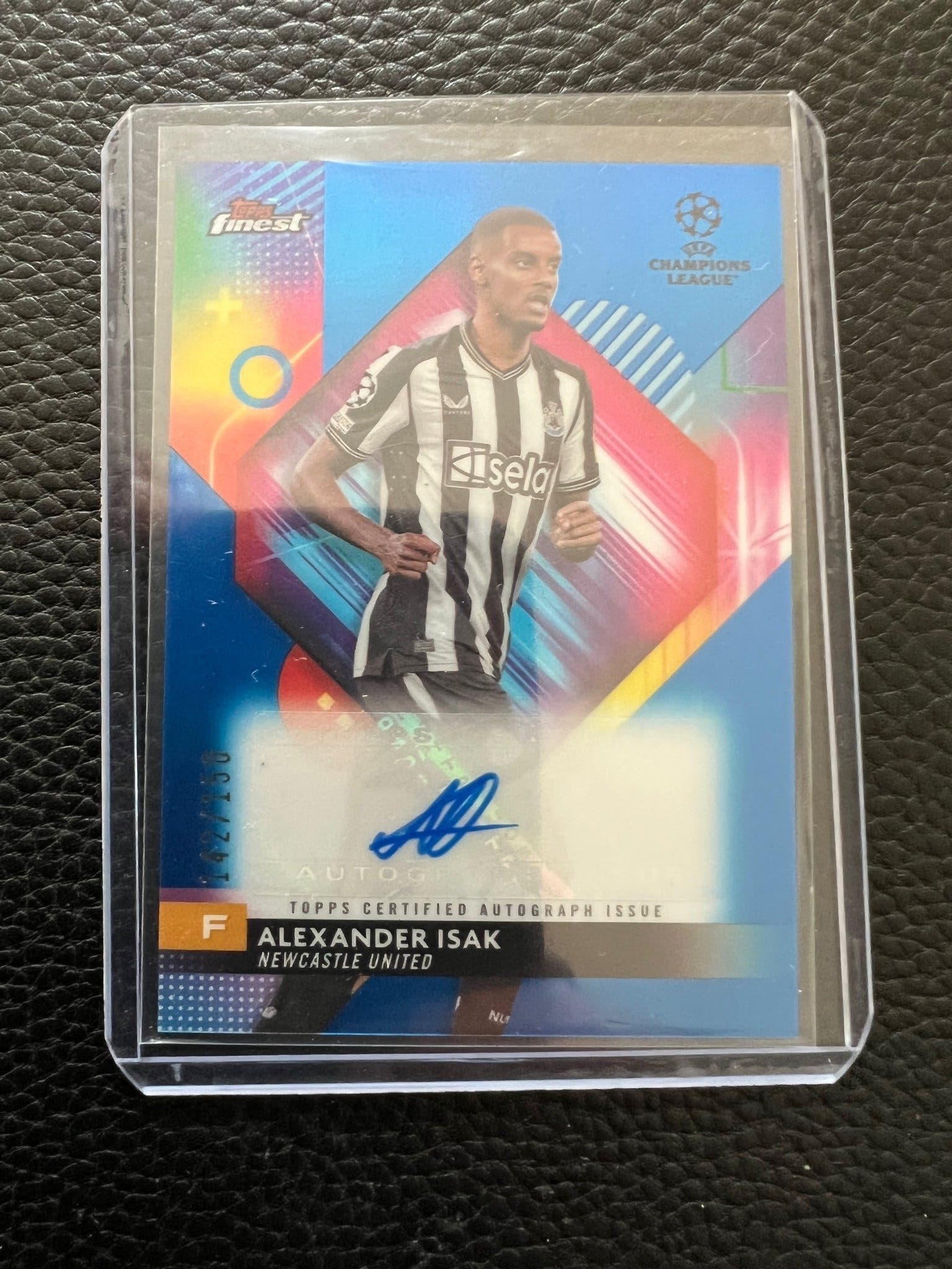 Alexander Isak Limited Edition Äkta Autograf #1.. | Köp på Tradera ...
