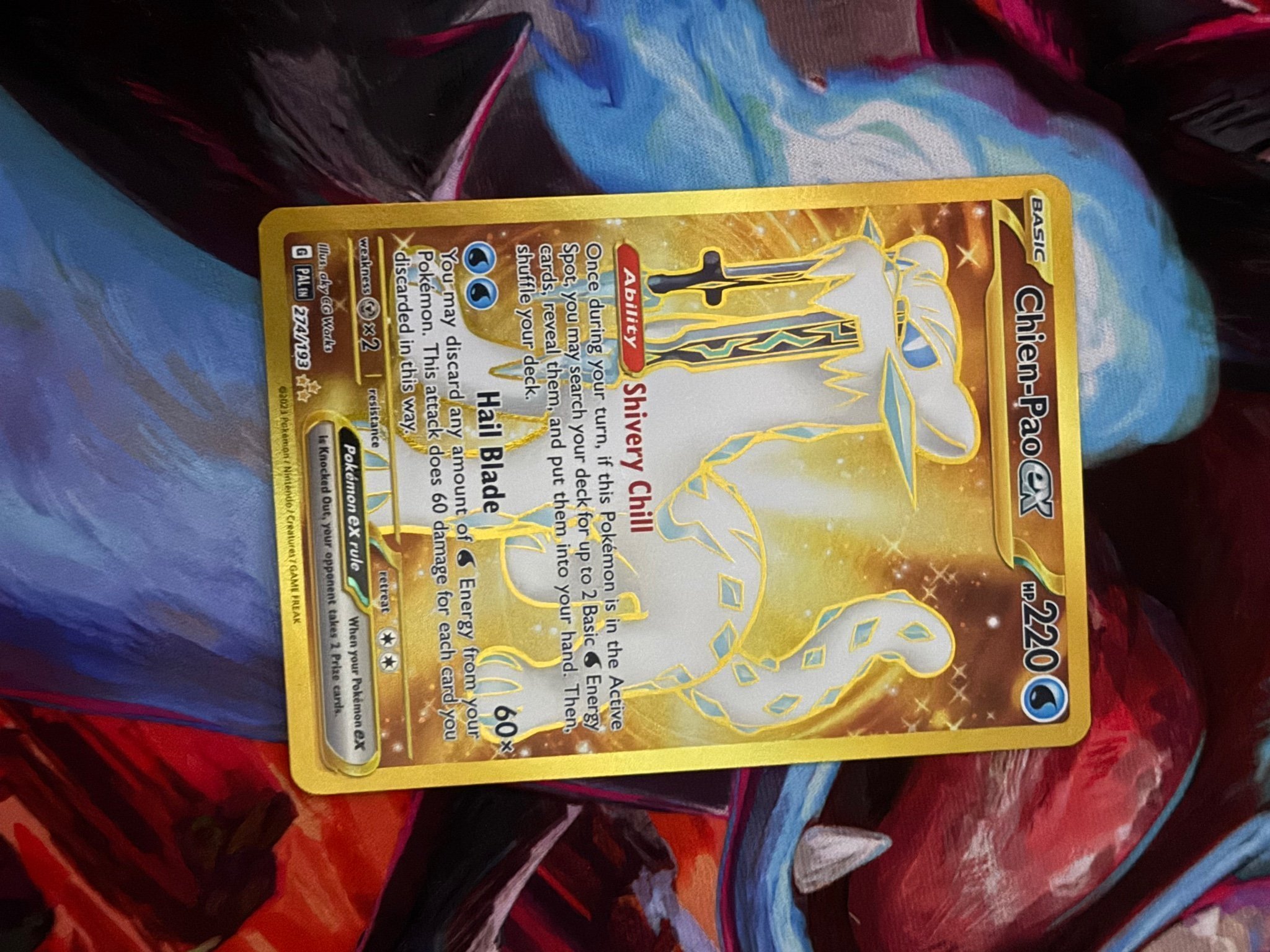 Chien-Pao ex - Pokémonkort | Köp på Tradera (714009585)