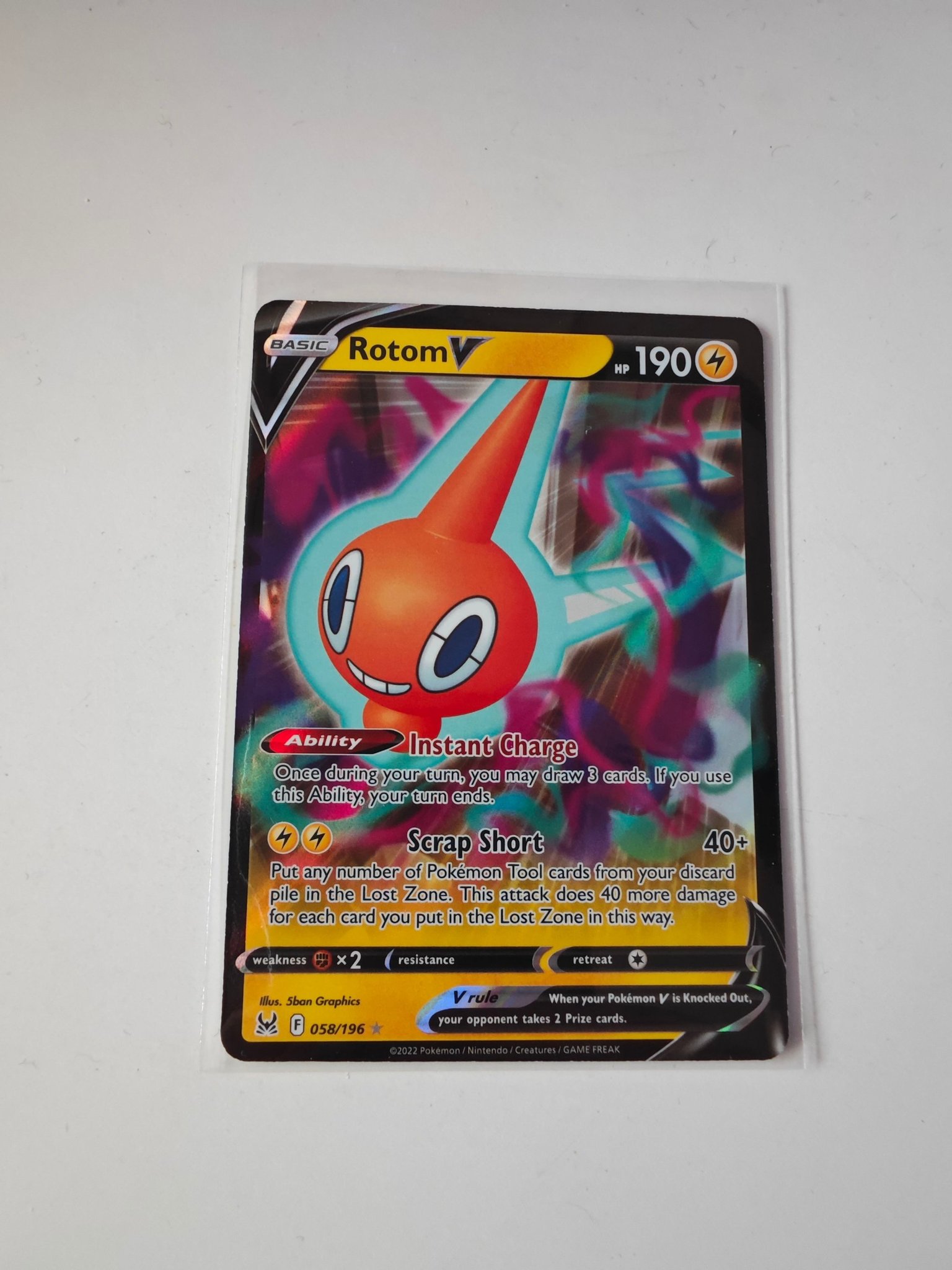 Se produkter som liknar Rotom V Lost Origin 058 på Tradera (622242300)