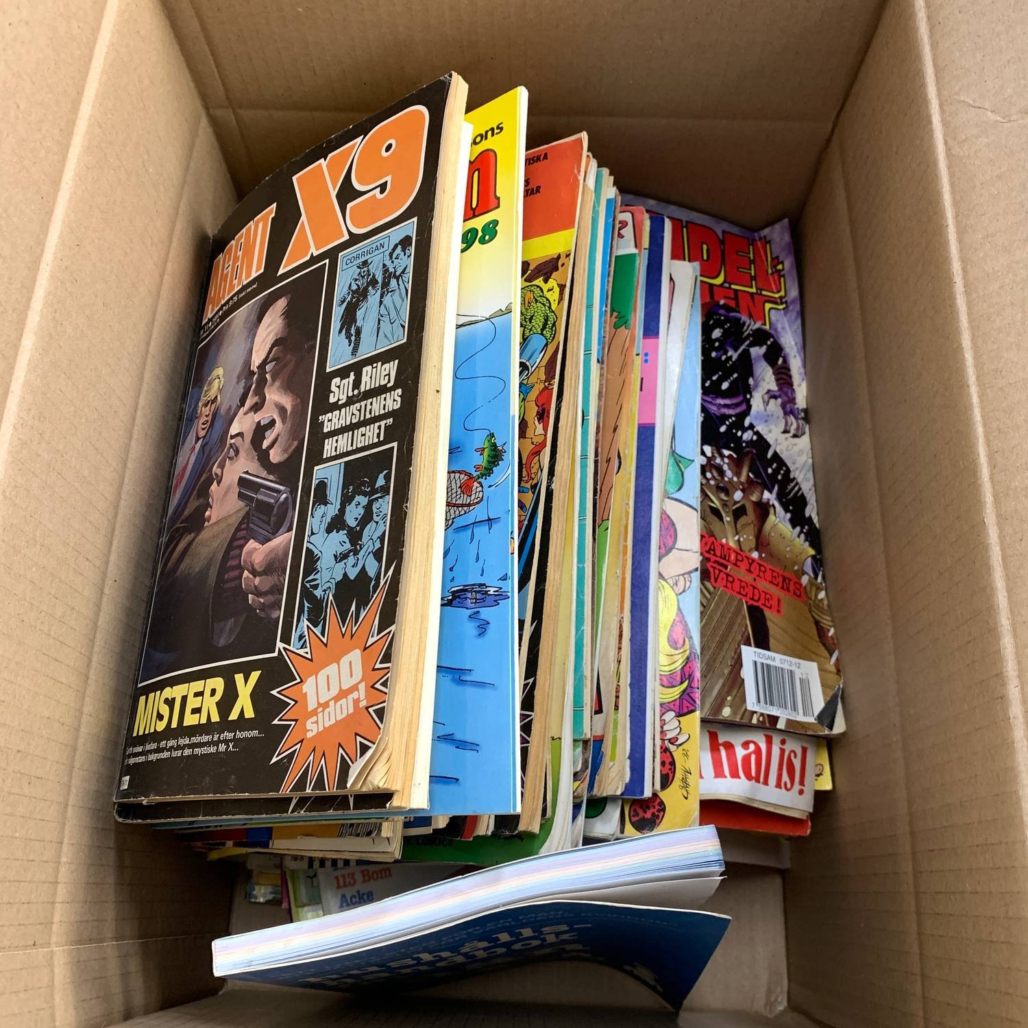 Se produkter som liknar Låda Serietidningar Serie Tid.. på Tradera ...