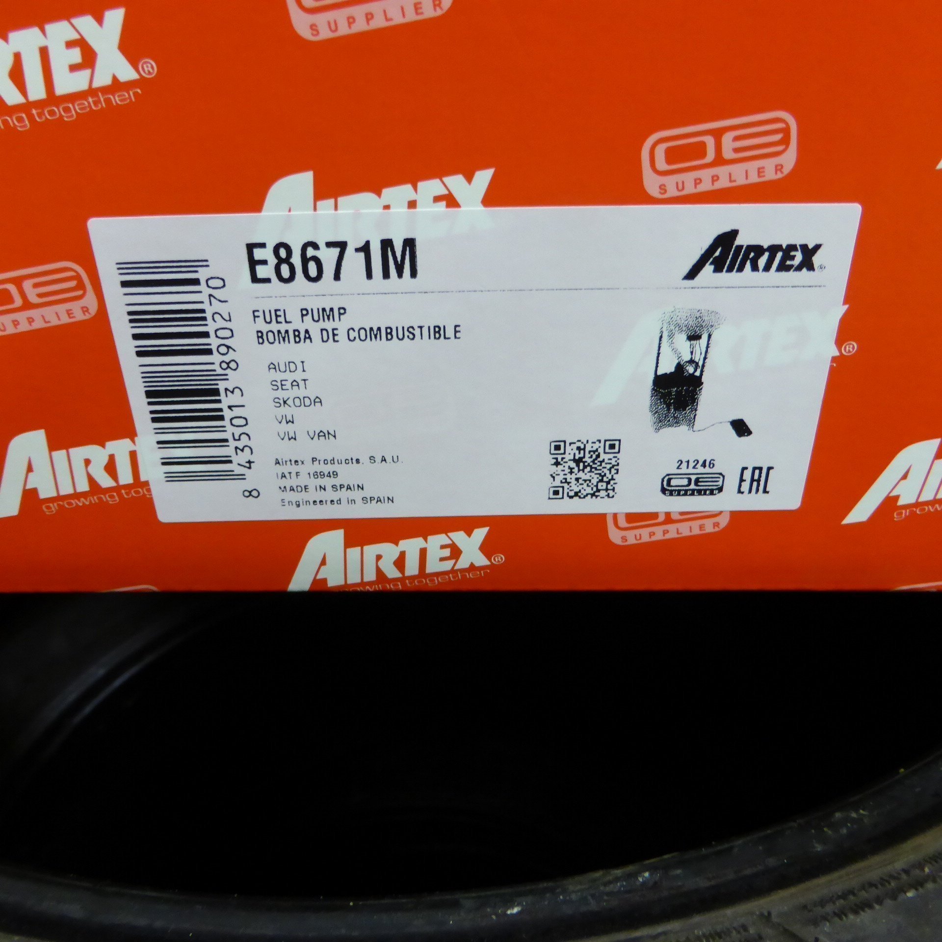 ny bränslepump tank airtex e8671m i kartong vw .. | Köp på Tradera ...