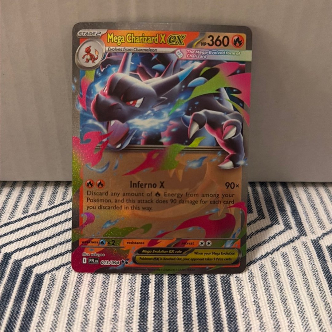 Mega Charizard X EX Pokémonkort | Köp på Tradera (708436554)