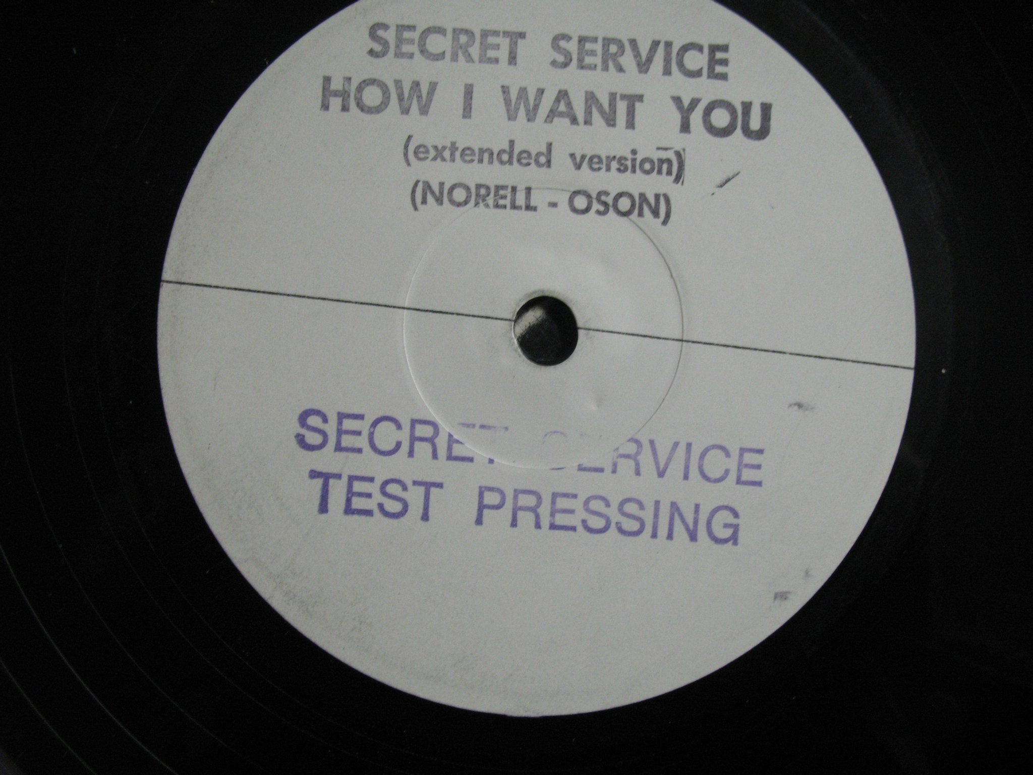 SECRET SERVICE / TEST PRESSING "how I want you".. | Köp på Tradera ...