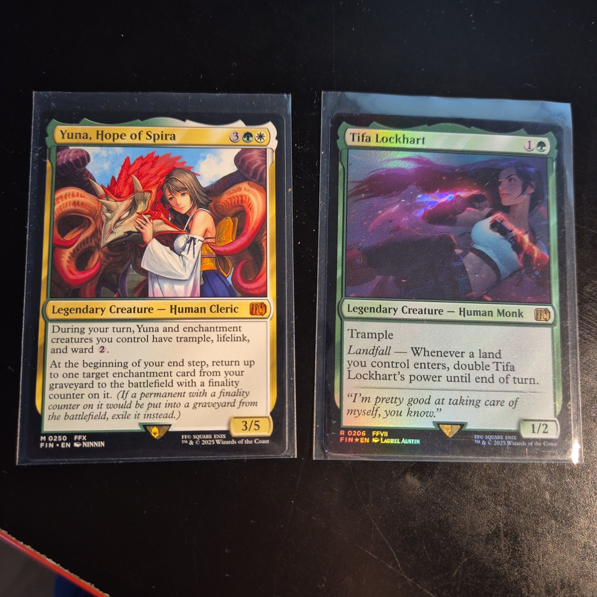 YUNA HOPE OF SPIRA & TIFA LOCKHEART - FINAL FAN.. | Köp på Tradera ...