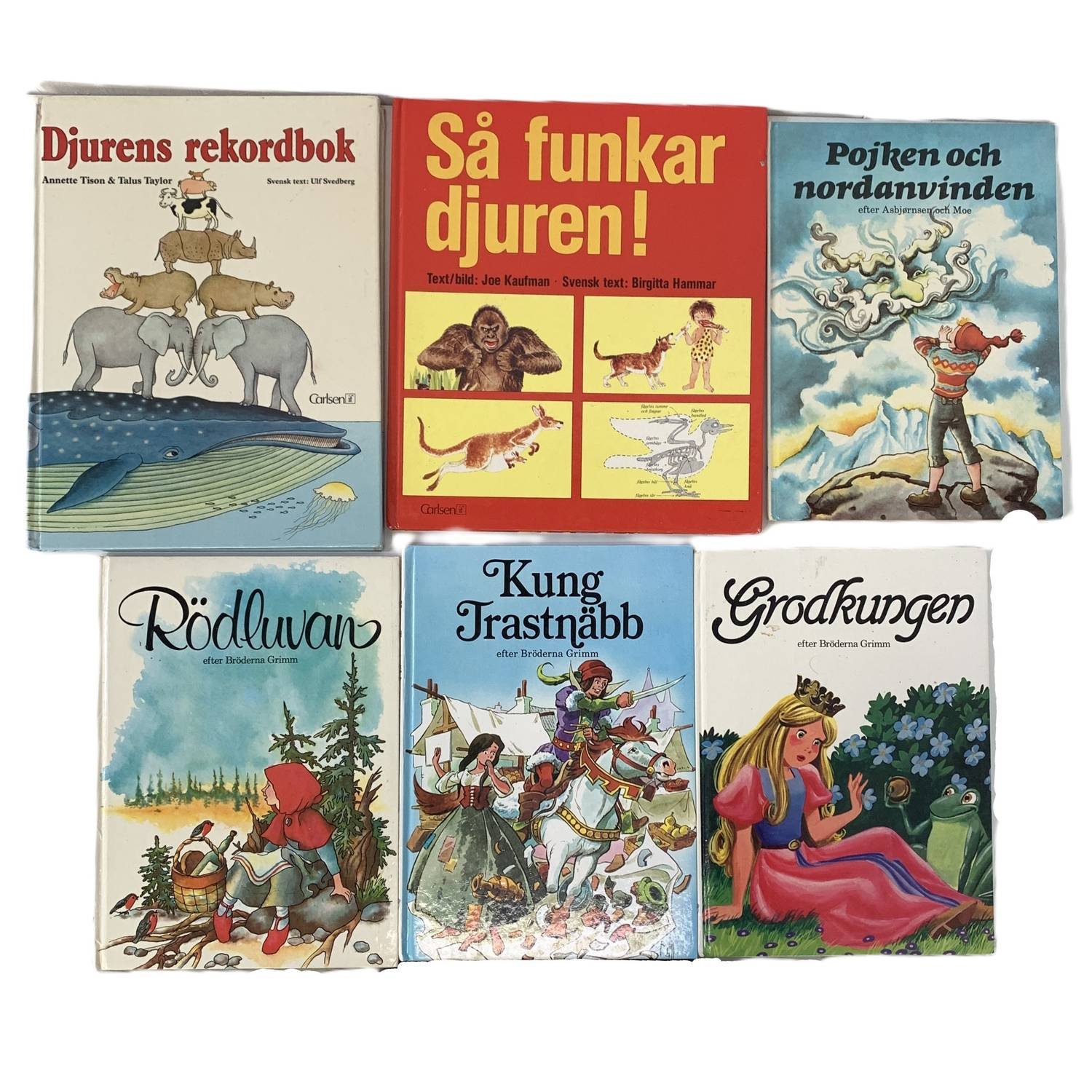 6st Barnböcker Djurens Rekordbok Rö.. | Köp från Footly på Tradera ...