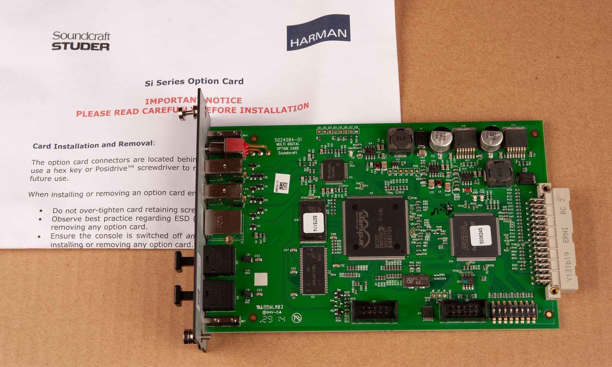 Se produkter som liknar Soundcraft Multi digital card på Tradera ...