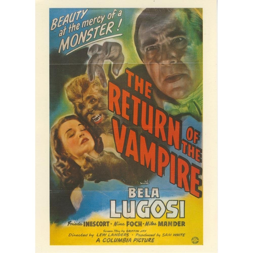 The Return Of The Vampire Vykort | Köp från RockonSe på Tradera (684232933)
