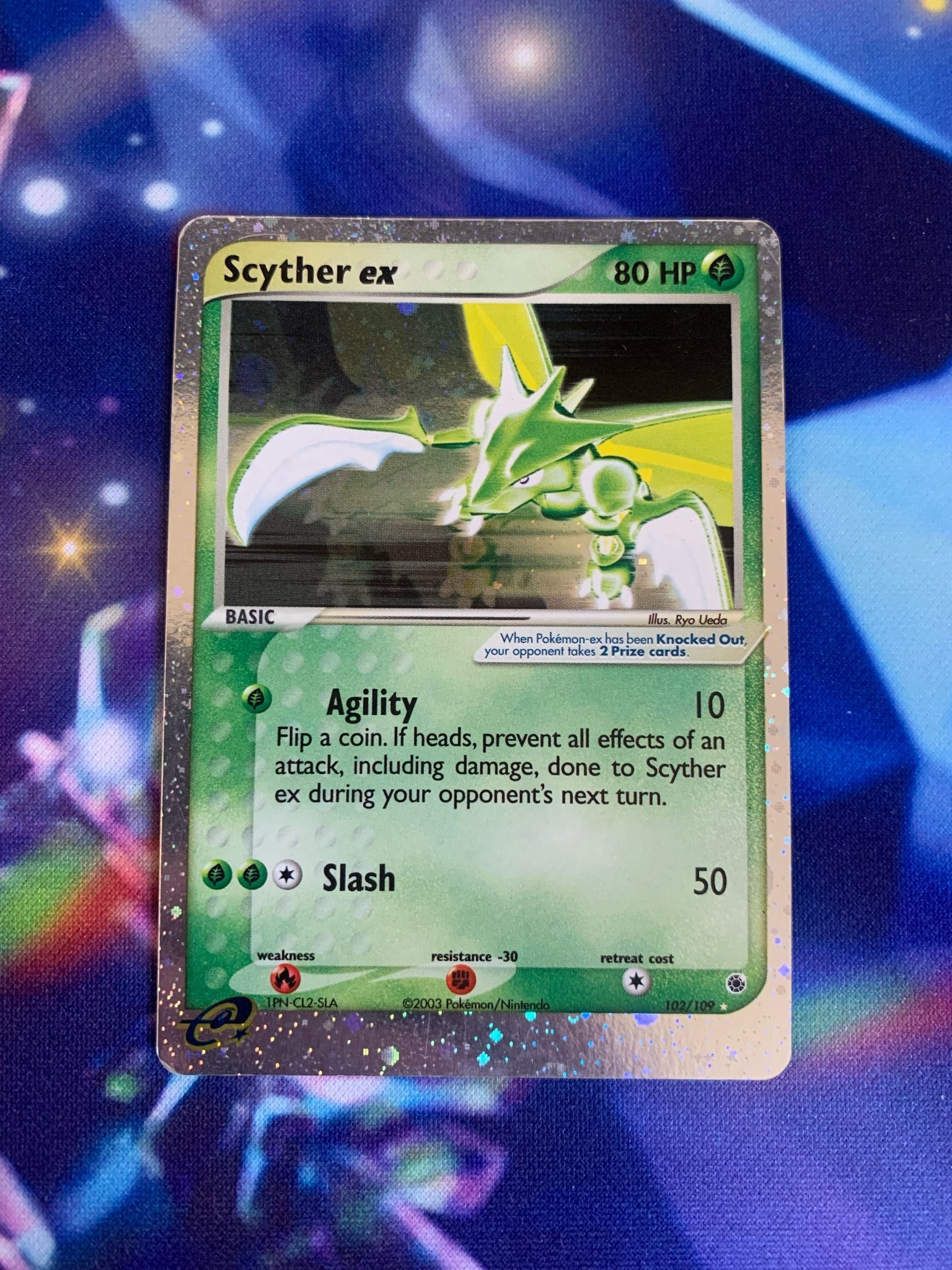 Scyther EX #102 Pokemon Ruby & Sa.. | Köp från GZCards1 på Tradera ...