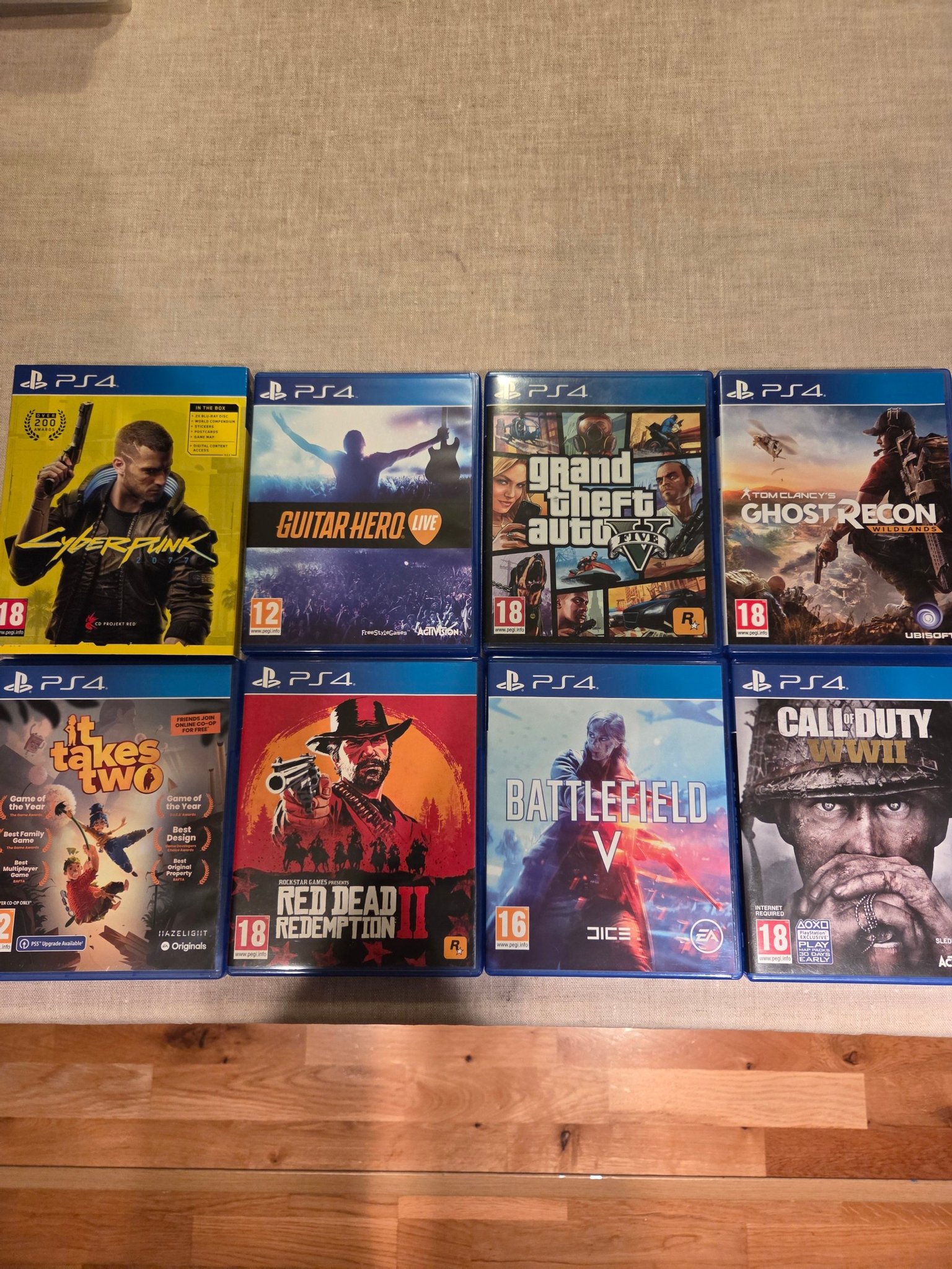 PS4 Spel - Cyberpunk 2077, GTA V, Red Dead Rede.. | Köp på Tradera ...