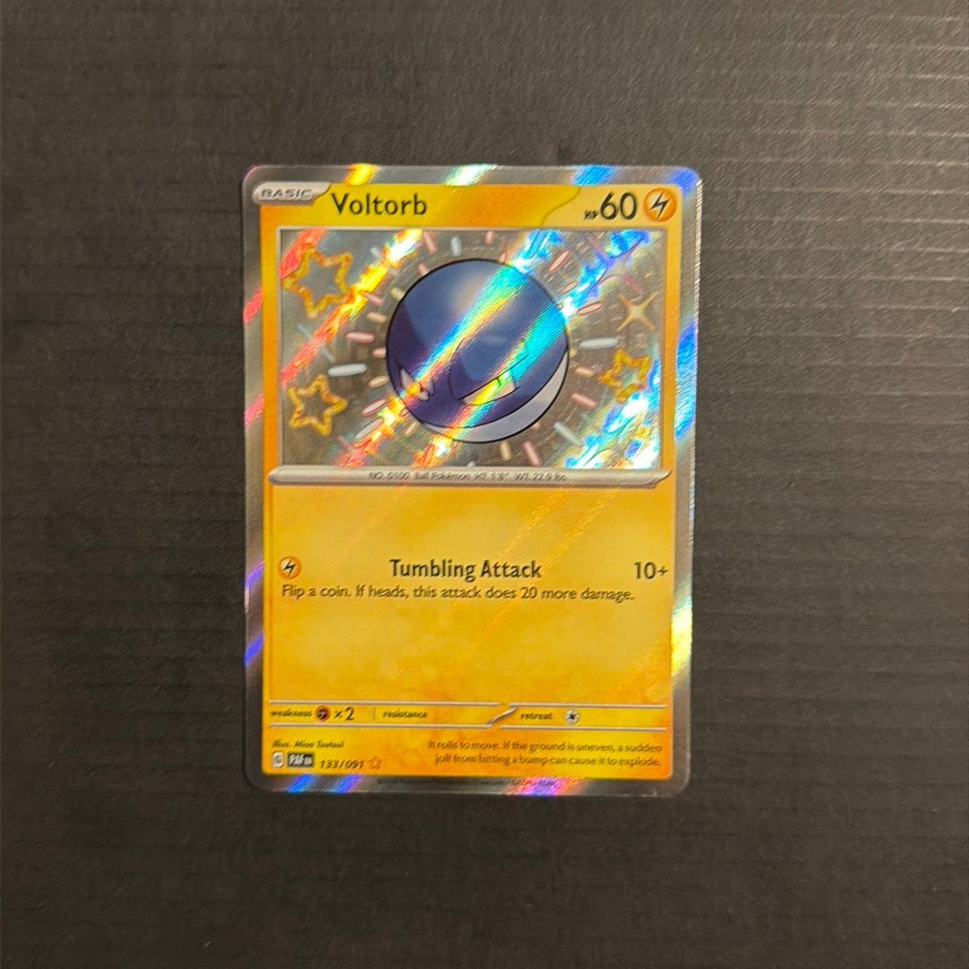 Voltorb #133 - Baby shiny - Paldean Fates | Köp på Tradera (697921478)