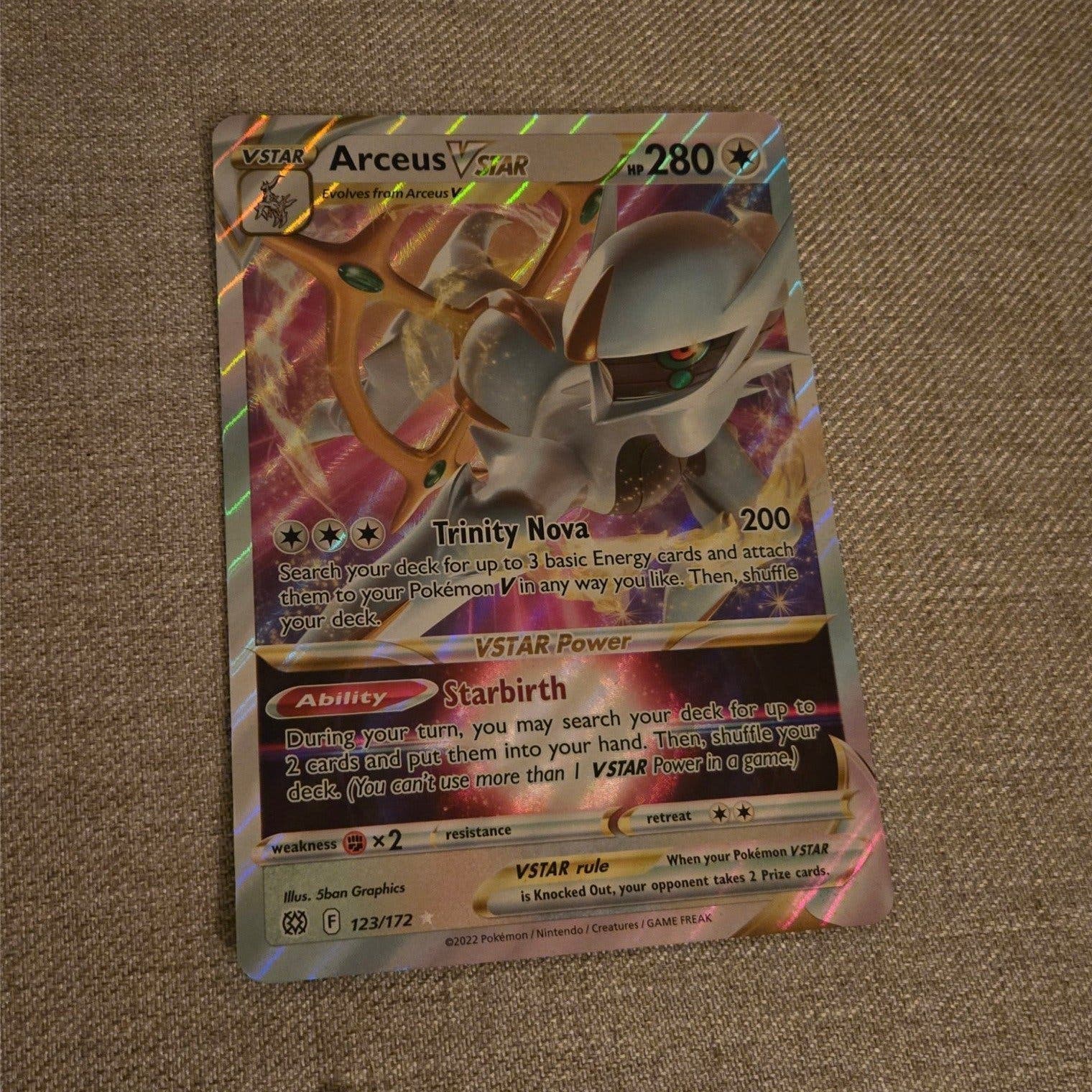 Jumbo Arceus VSTAR - Pokémonkort | Köp på Tradera (712250310)