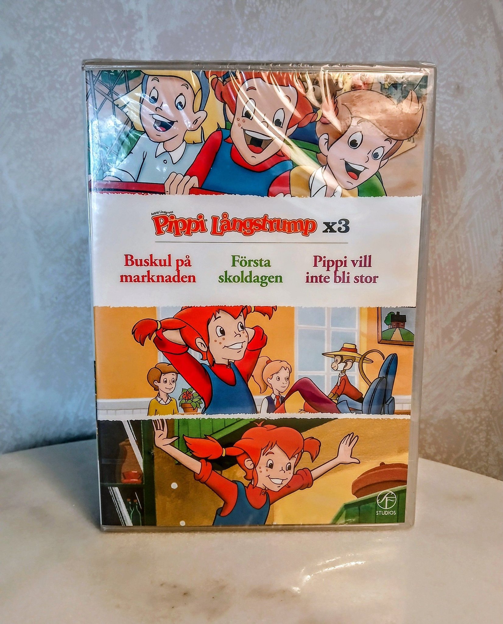 Pippi Långstrump x3 - DVD BOX - NYSKICK INPLAST.. | Köp på Tradera (690415879)