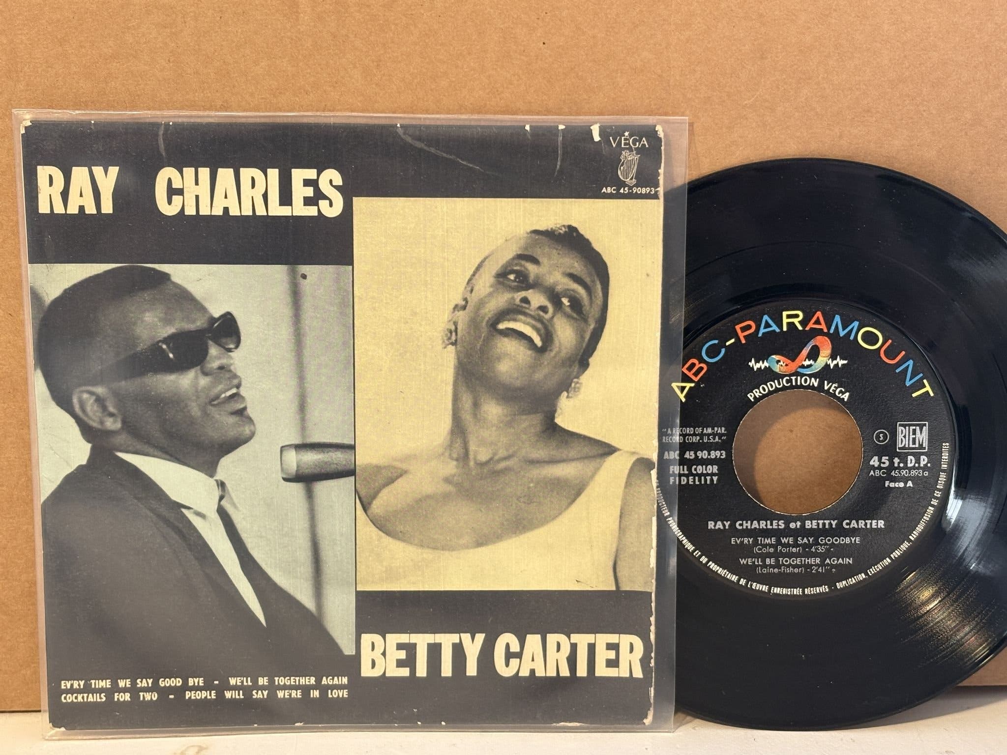 Ray Charles Et Betty Carter - Ev'ry Time We Say.. | Köp på Tradera ...