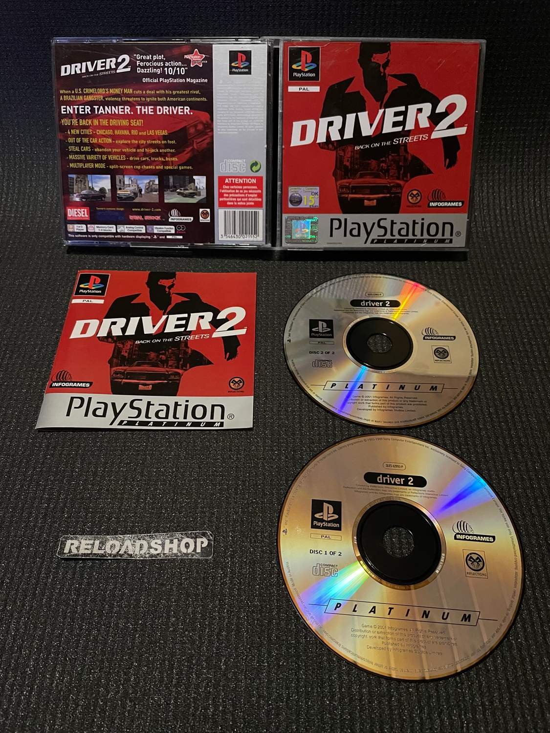 Driver 2 Platinum PS1 PSOne - .. | Köp från RELOAD_SHOP på Tradera ...