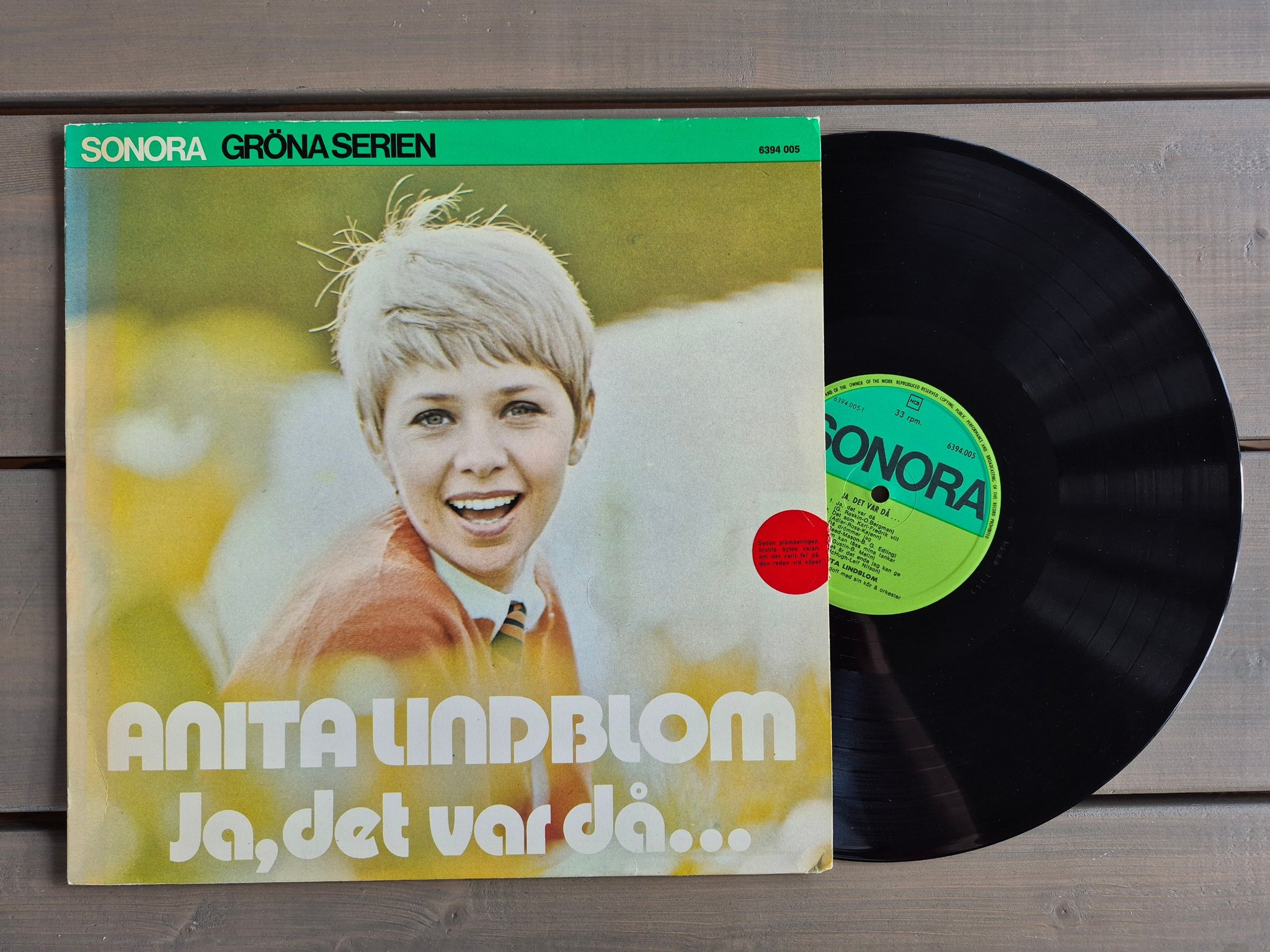 Anita Lindblom – Ja, Det Var Då… (LP) | Köp på Tradera (711152771)