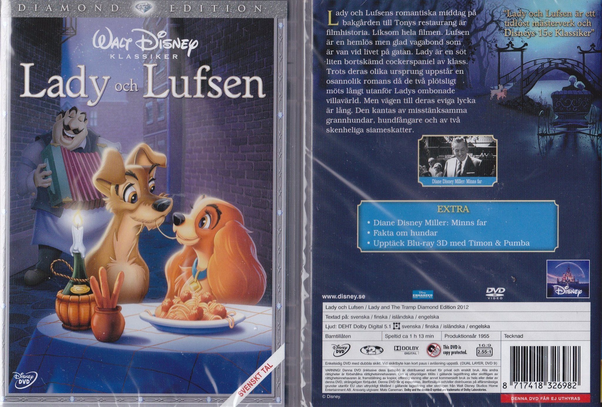 Lady och Lufsen - Diamond Edition DVD (Ny inpla.. | Köp på Tradera ...