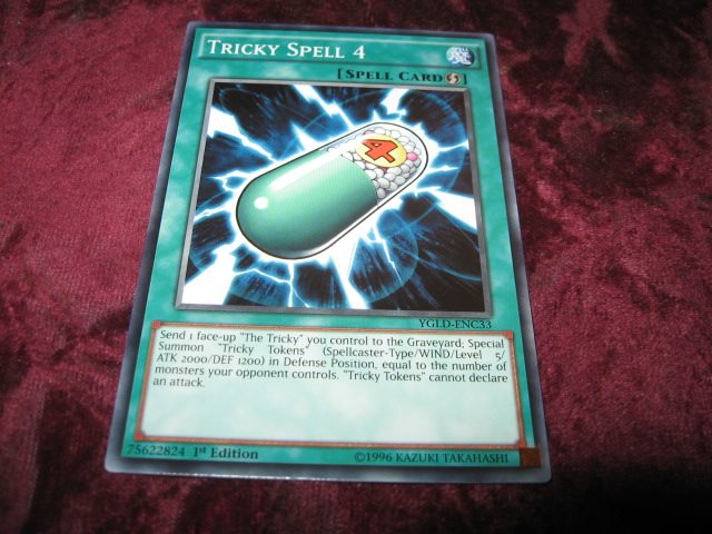 YU-GI-OH TRICKY SPELL 4 YGLD-ENC33 (267341130) ᐈ ghost 64 på Tradera