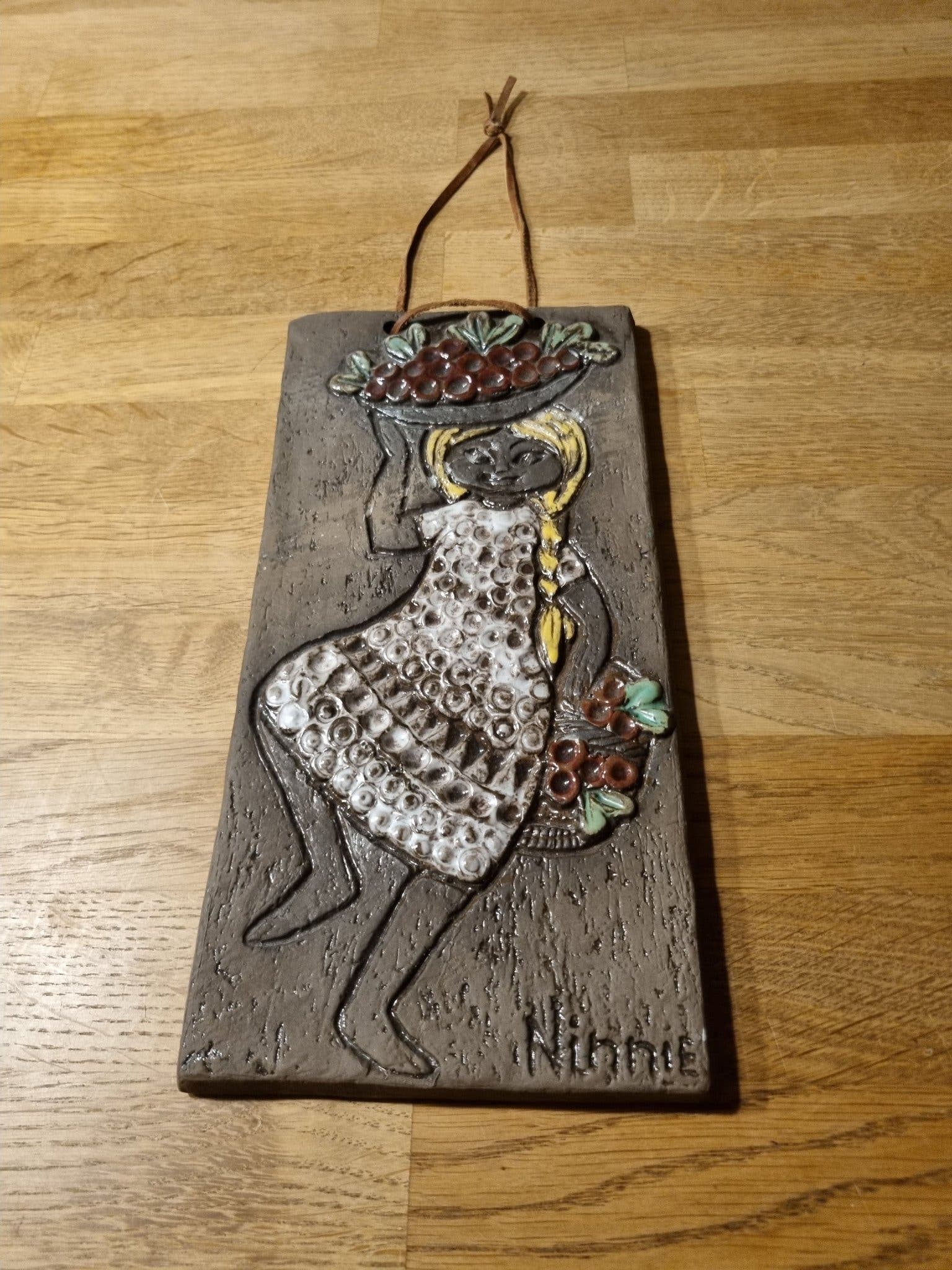 Vintage väggplakett, Ninnie Forsgren 1960 tal | Köp på Tradera (697438350)