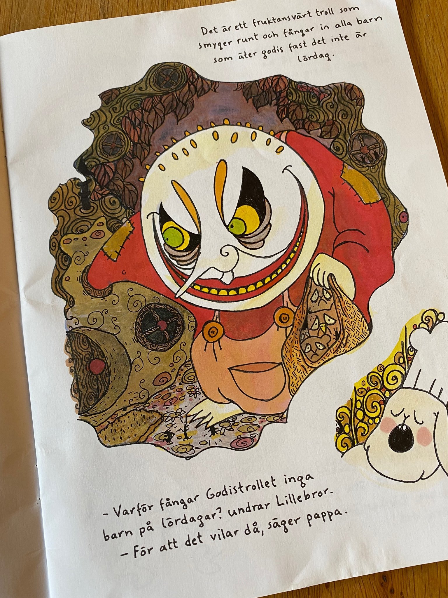 Sagan om den underbara familjen kanin och Godistrollet. Jonna Björnstjerna