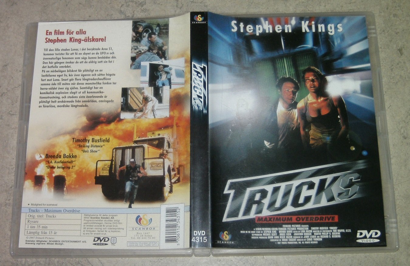 DVD film : Trucks - maximum overdrive (Stephen .. | Köp på Tradera ...