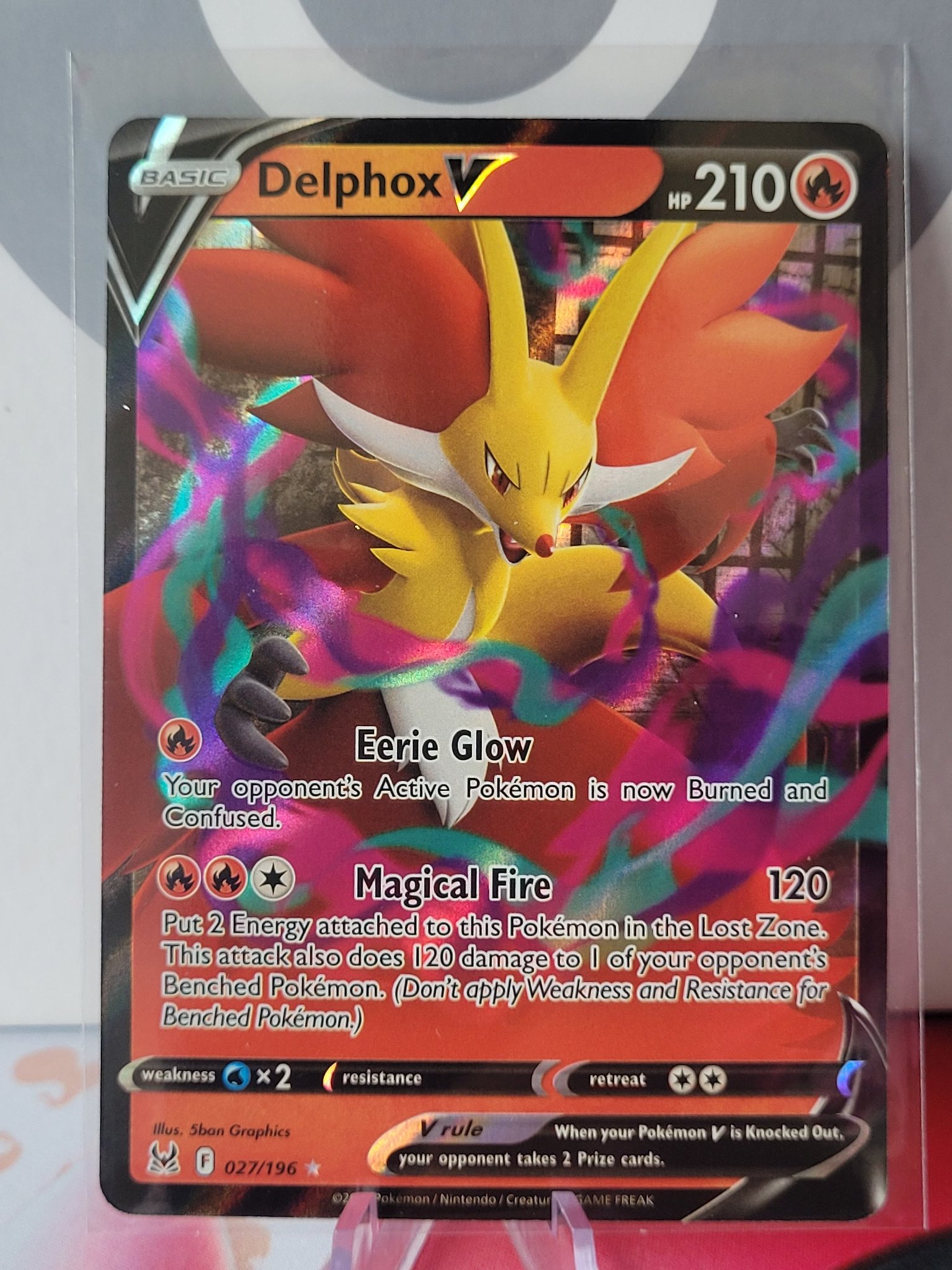 Delphox V 027/196 Pokémon kort - Pokemon | Köp på Tradera (636977512)