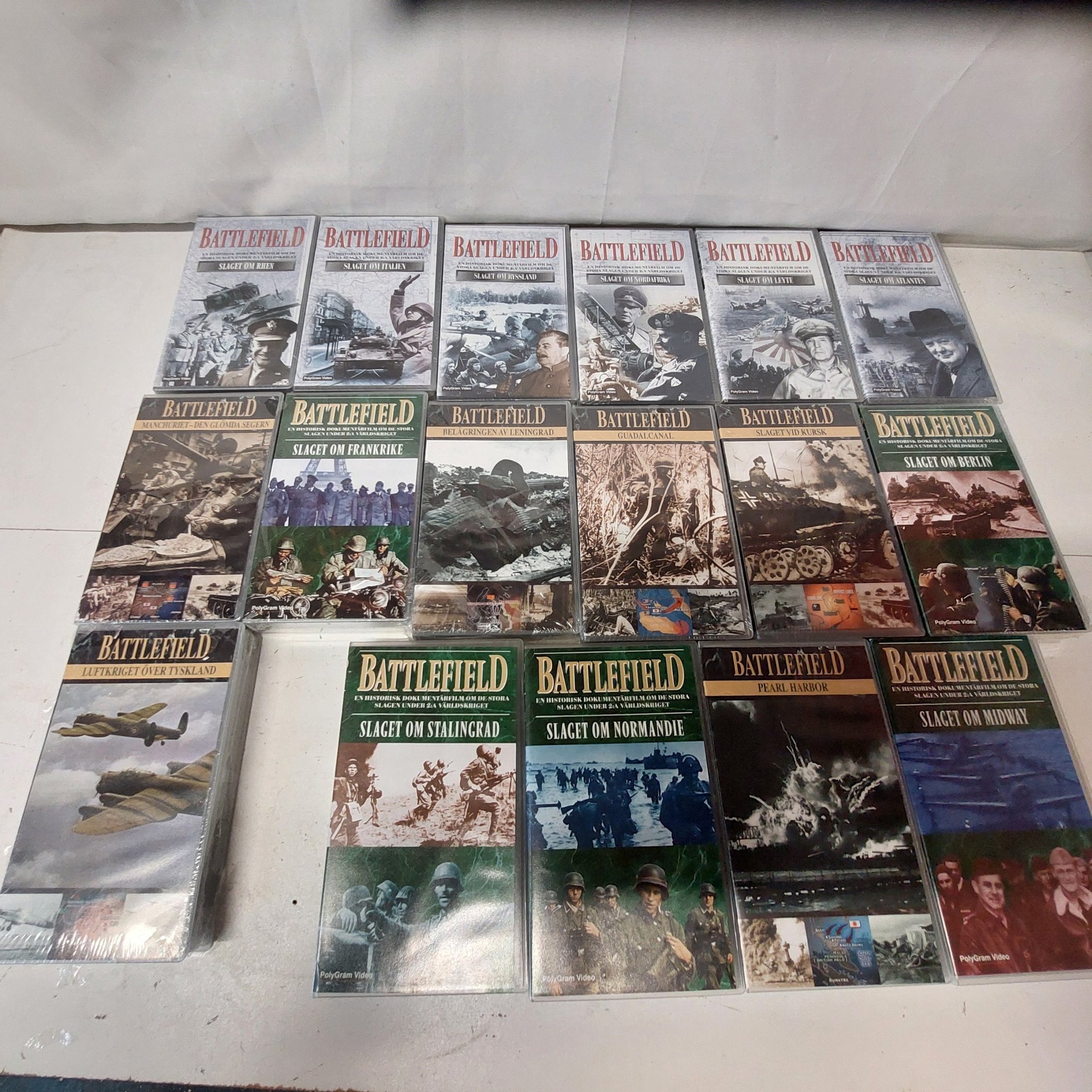 Battlefield VHS Samling | Köp på Tradera (709590837)