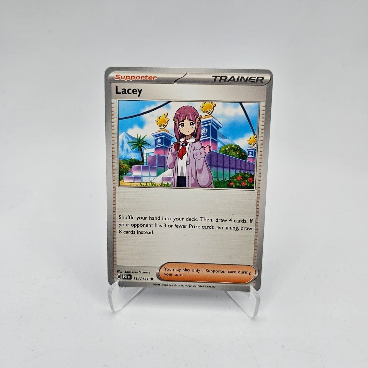 Lacey 114/131 Prismatic Evolutions, Pokémon TCG.. | Köp på Tradera ...