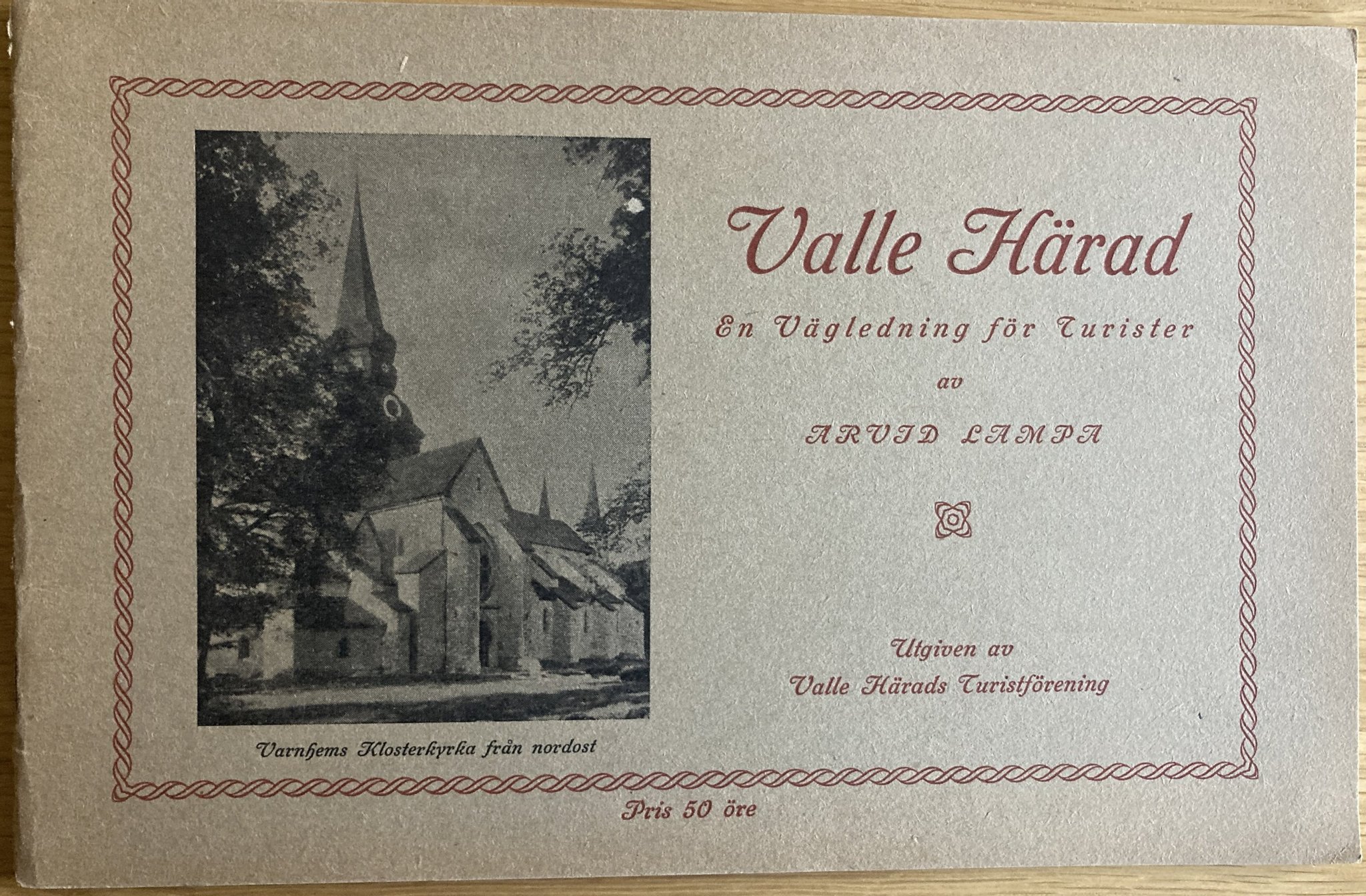Valle Härad: En Vägledning för Turister av Arvi.. | Köp på Tradera ...