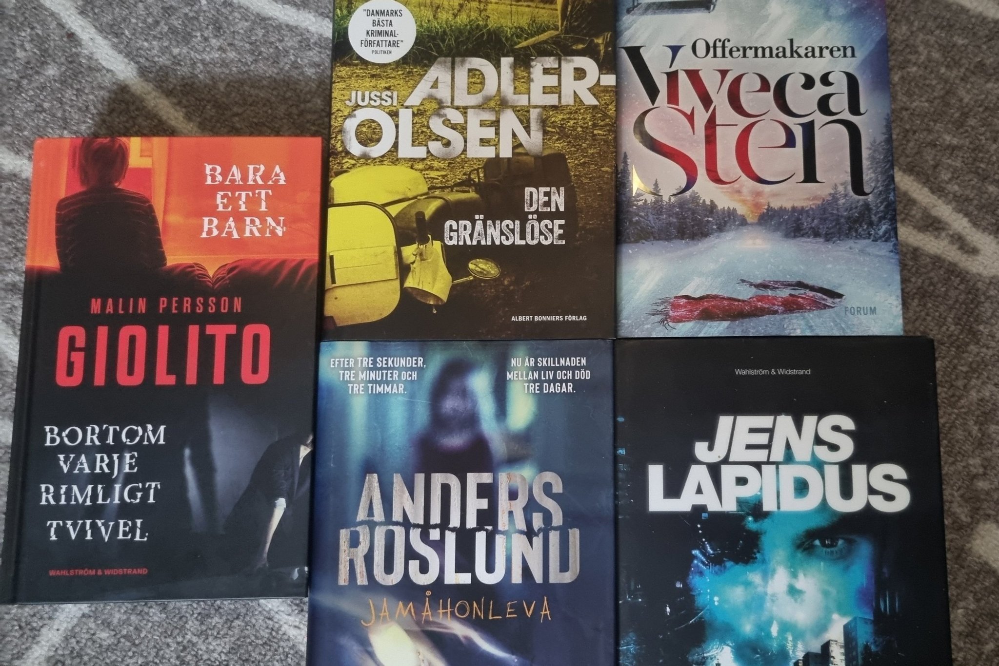 Krimiböcker: Lapidus, Olsen, Sten, Roslund, Gio.. | Köp på Tradera ...