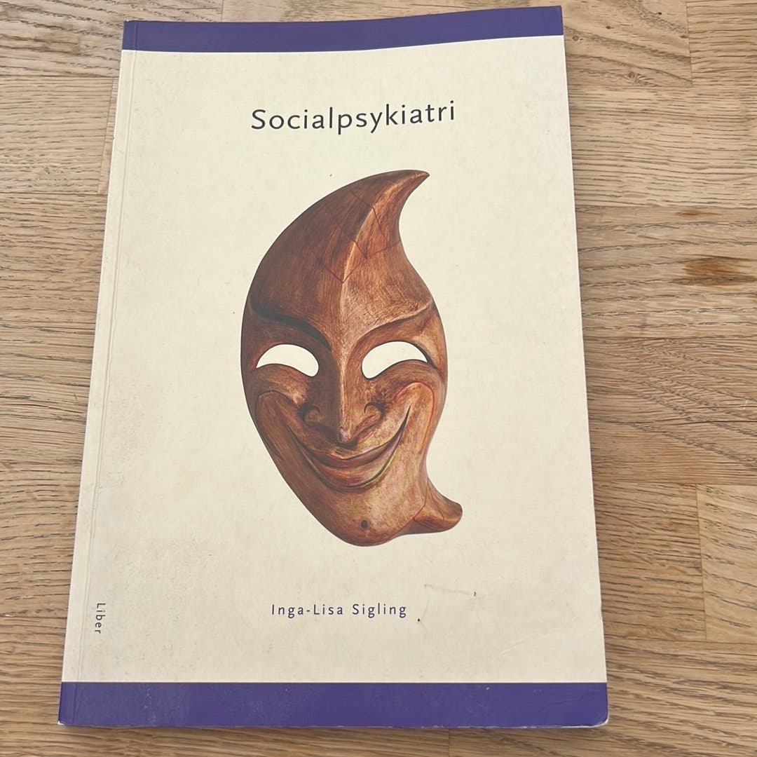 Socialpsykiatri av Inga-Lisa Sigling | Köp på Tradera (683646031)