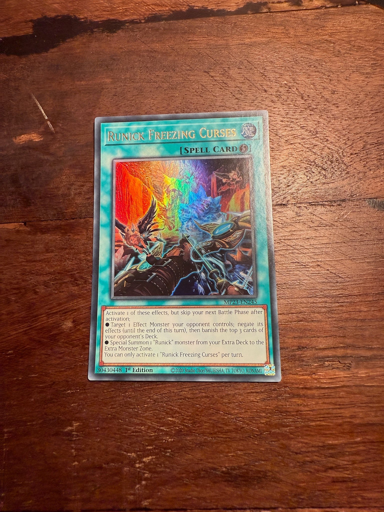 Runick Freezing Curses - Yu-Gi-Oh! Kort | Köp på Tradera (696583686)