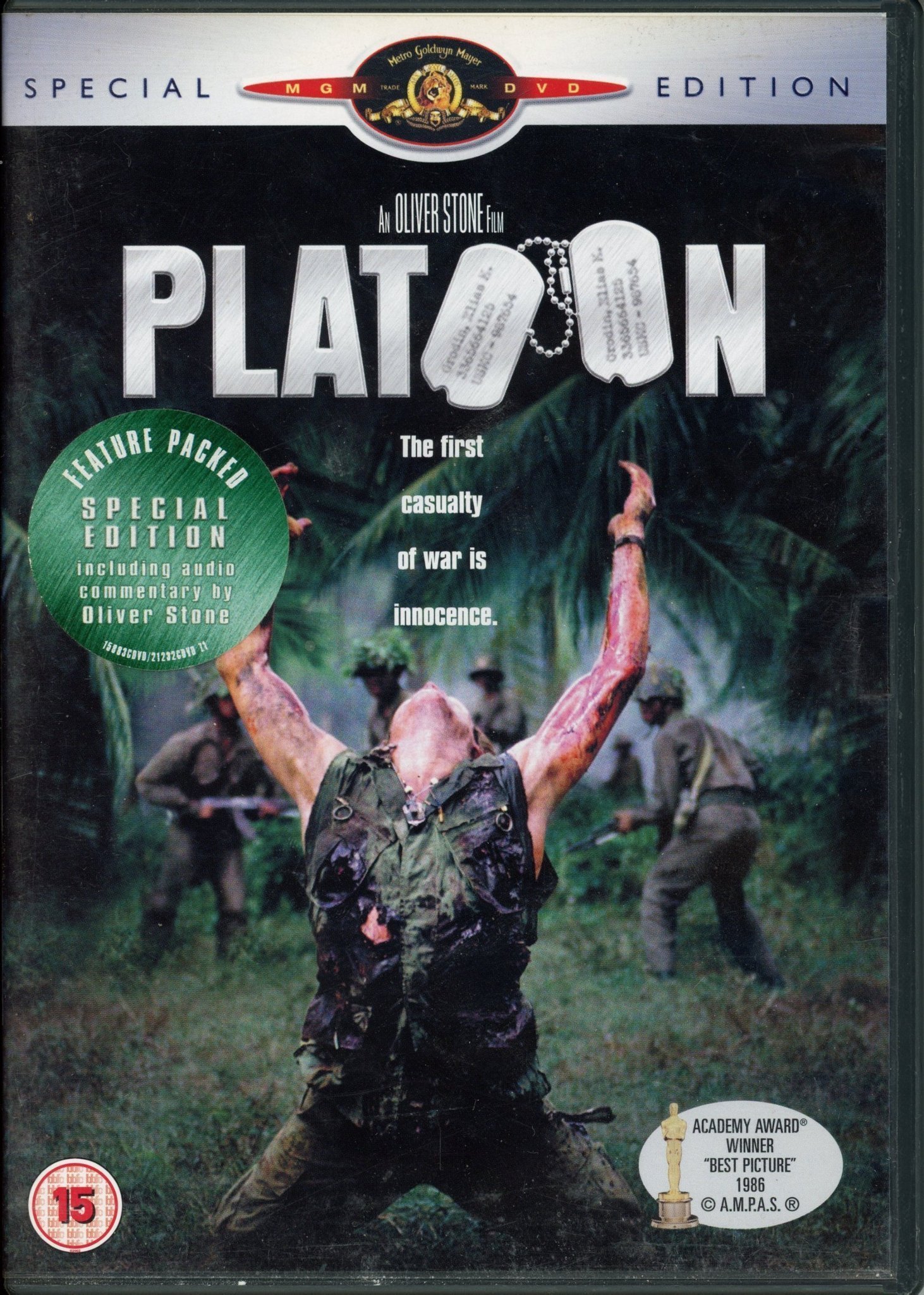 Platoon (1986) - Special Edition DVD | Köp på Tradera (697304804)